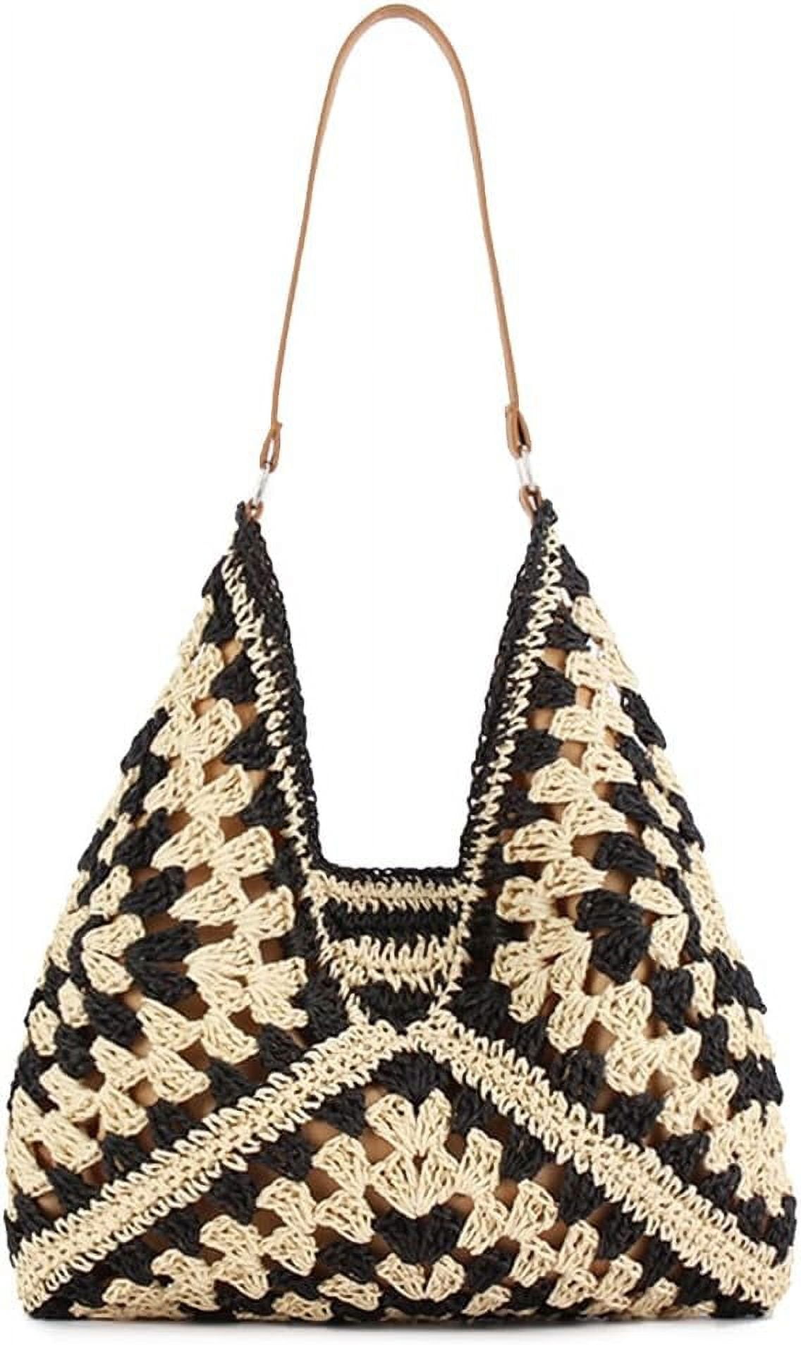 Straw Hobo Bag for Women Tote Bag Summer Vacation Beach Handbags Boho ...
