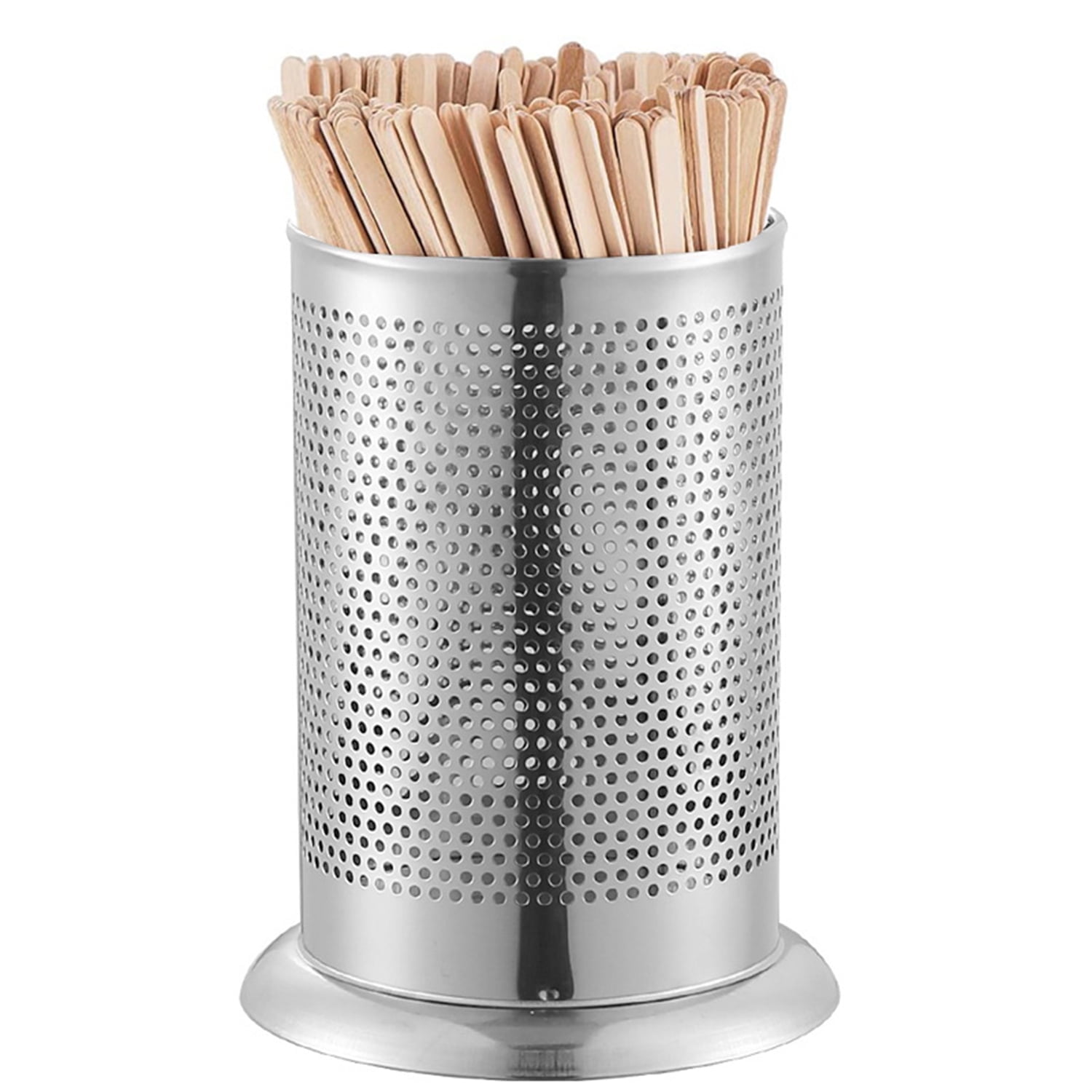 Straw Holder Dispenser,Bexikou Stainless Steel Coffee Stirrers Holder ...