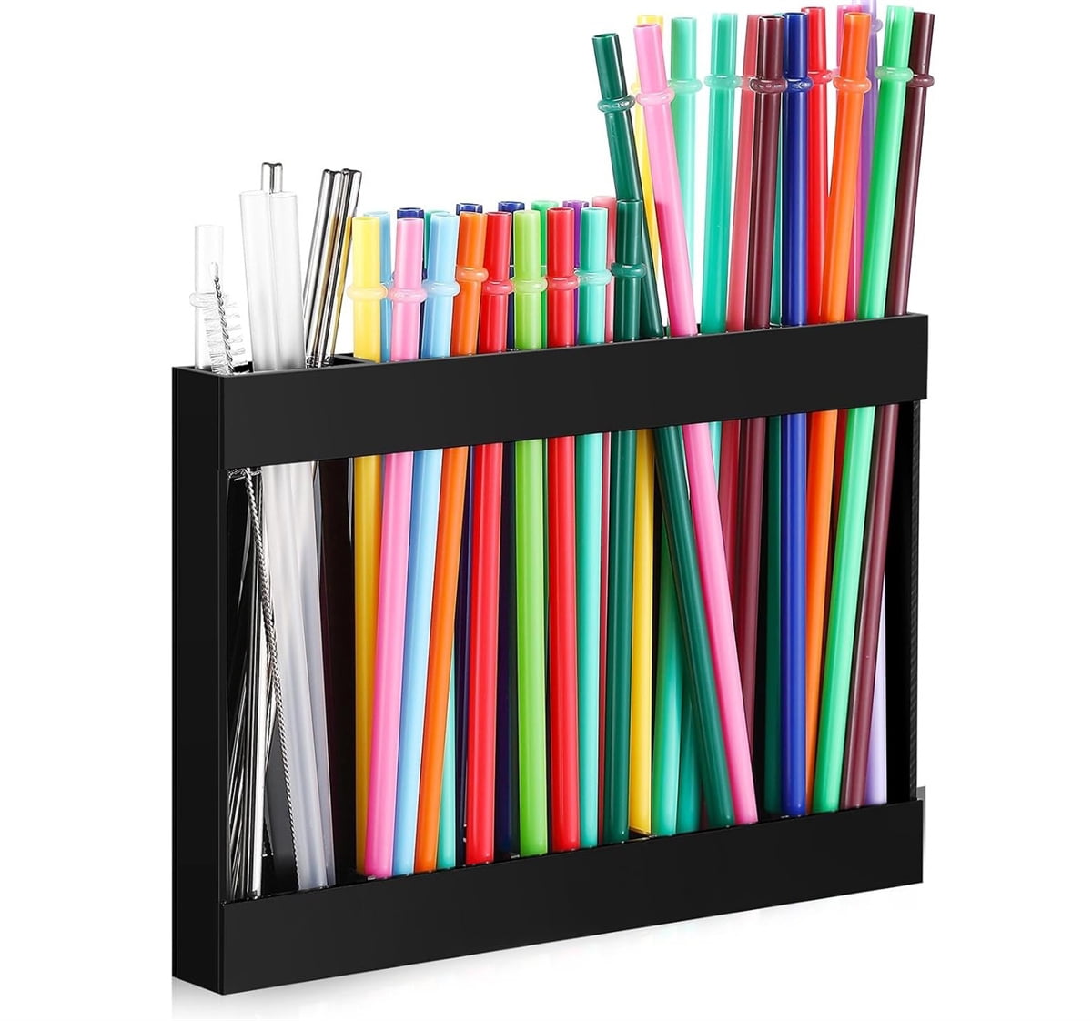 Straw Holder Dispenser for Counter with Double Sided Adhesive Tape ...
