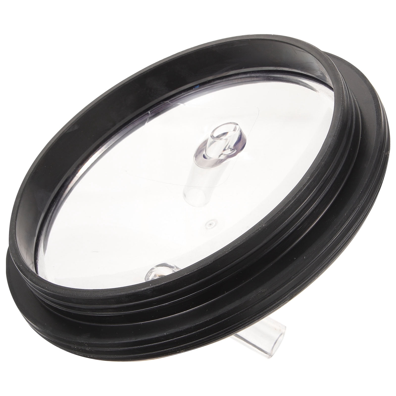 Transparent Plastic Milk Bucket Lid for Milking Machine with Two Inlets ...