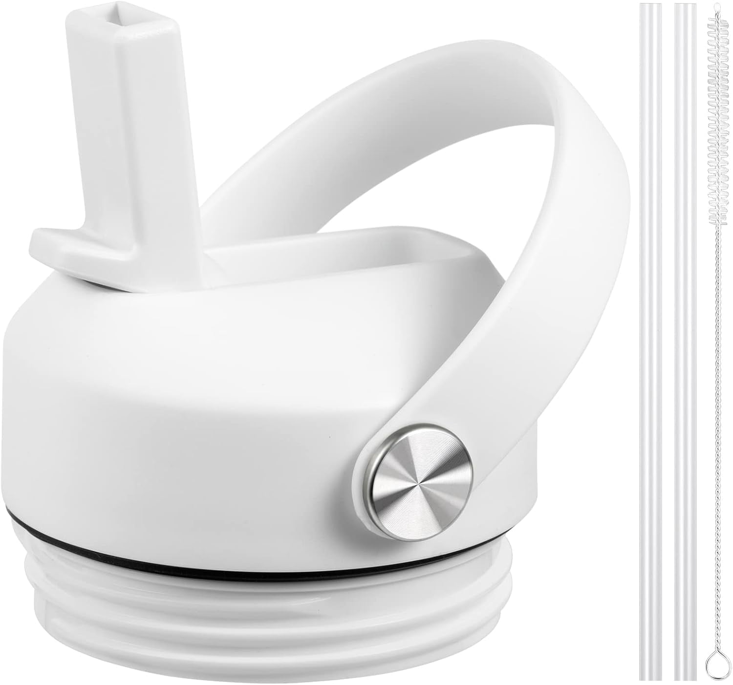 Straw Lid For Yeti Rambler 18 26 36 64 Oz, Lid With Straws And Flexible ...