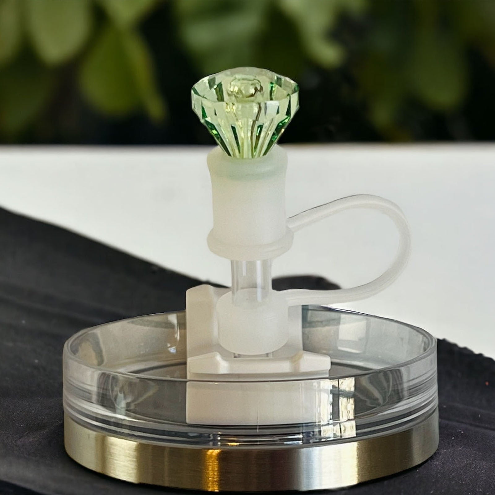 Straw Overflow Stopper Cap for Tumbler Glass 20-40oz | Leak-Proof ...