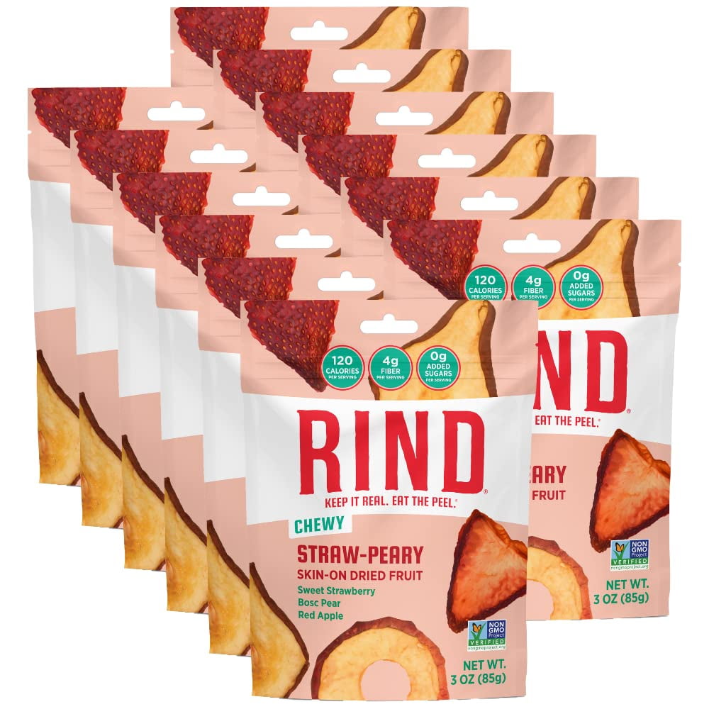 | Straw-Peary | Strawberry, Apple & Pear | Dried Fruit Superfood ...