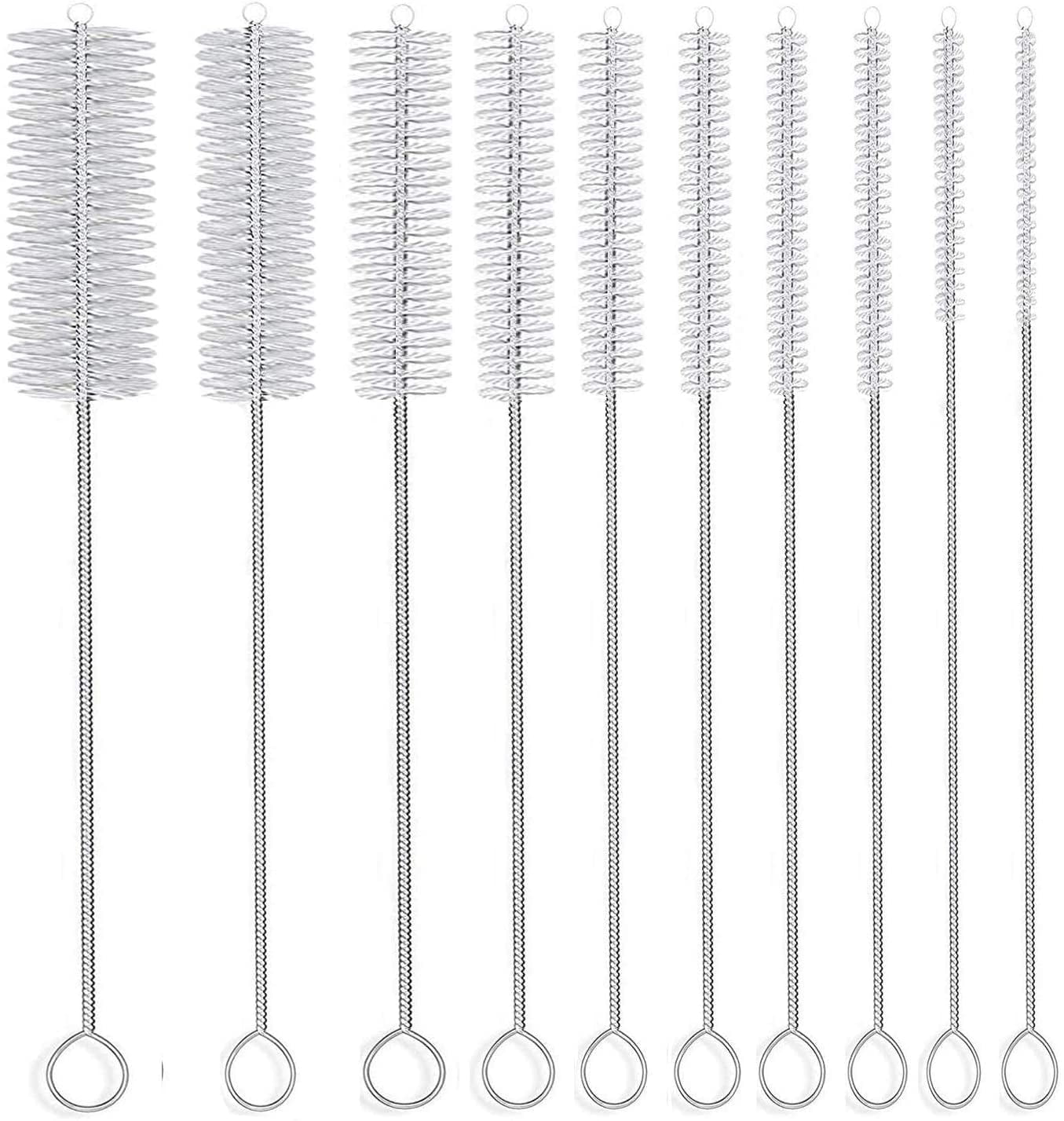 Straw Pipe Cleaner Brush Set,Small Cleaning Brushes for Small Spaces ...