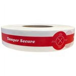 Straw Ready Tamper Secure Evident Seals for Drink Lids | 1.25 x 10 ...