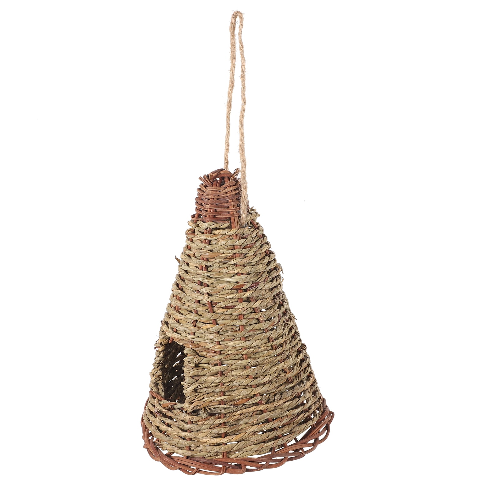 Straw Rope Woven Bird Nest Pigeon Deterrent Balcony Crow Birds ...
