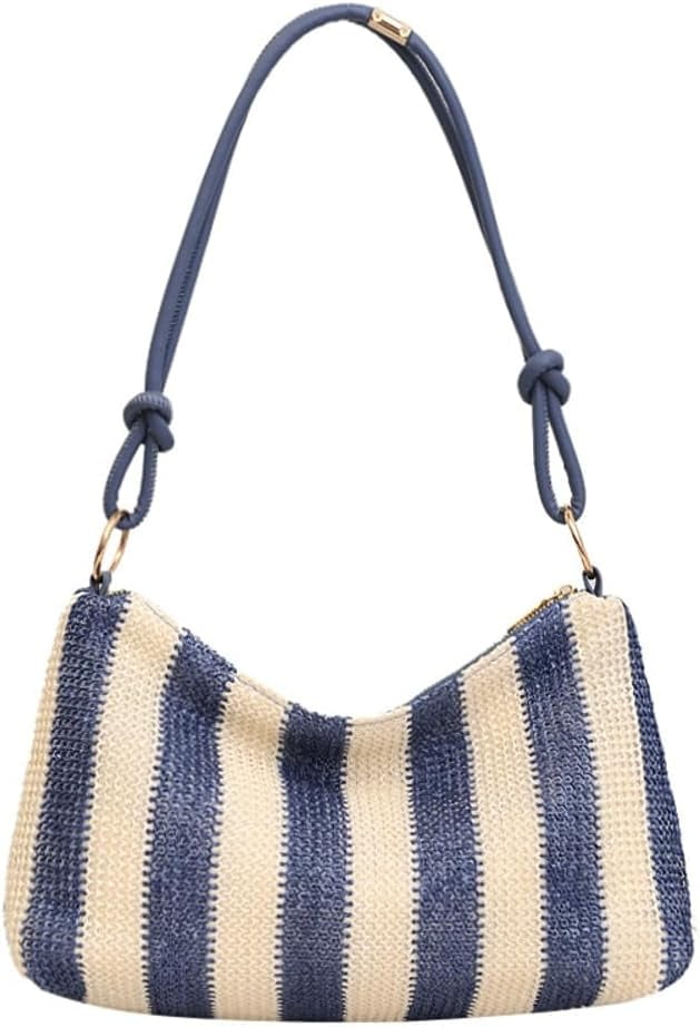 Straw Shoulder Bag Straw Purses For Women Straw Pillow Bag Rattan Beach ...