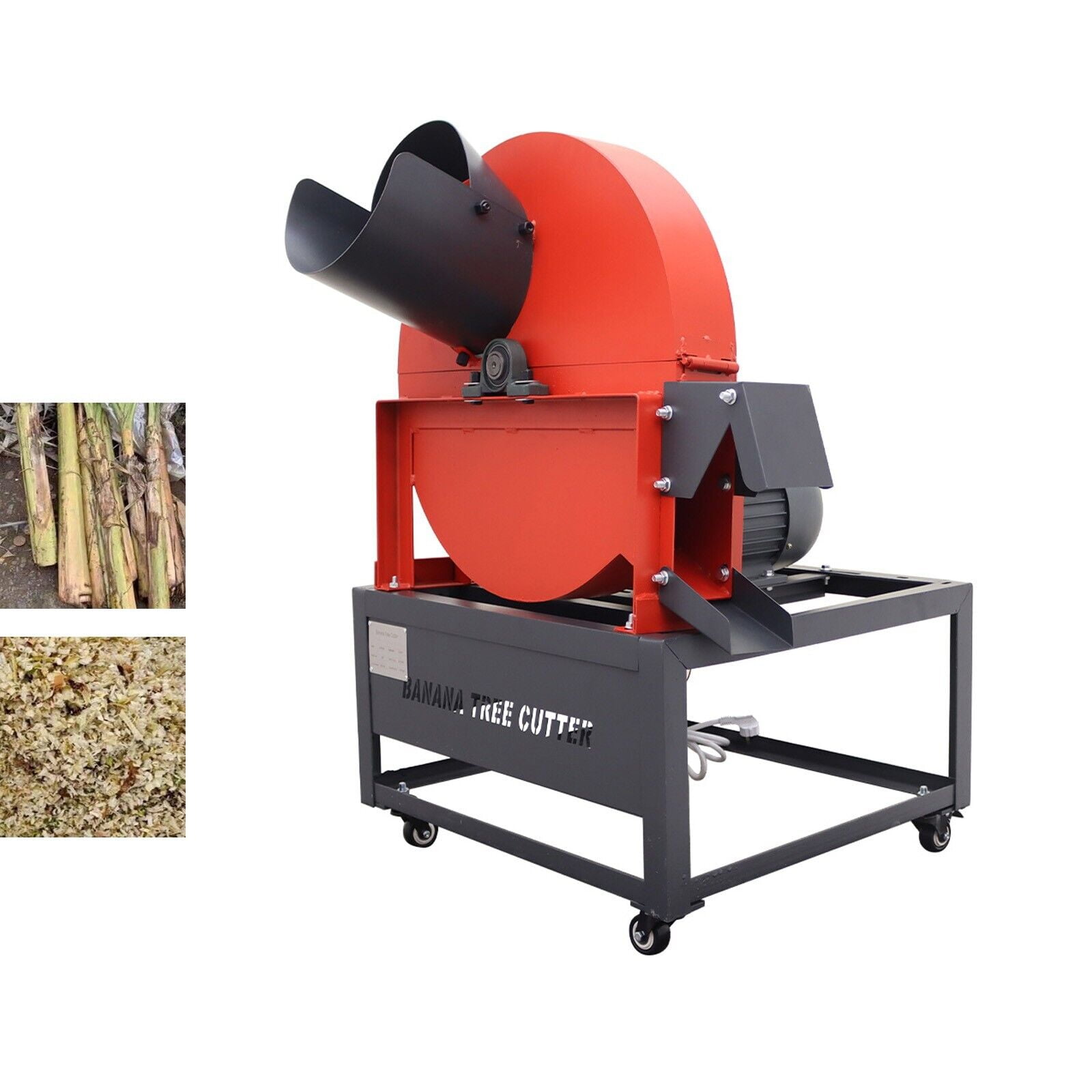 Straw Slicer Root Shredder Crusher Vegetable Fruit Grinder Chopper 220V ...