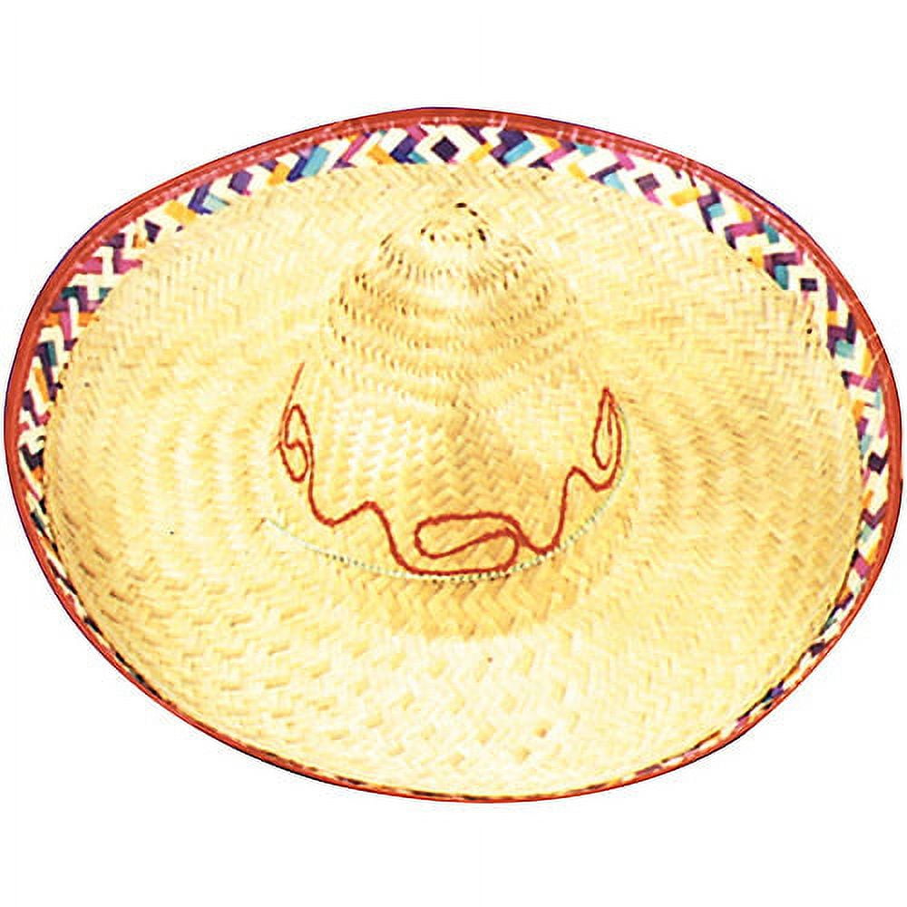 Straw Sombrero Adult Halloween Accessory - Walmart.com