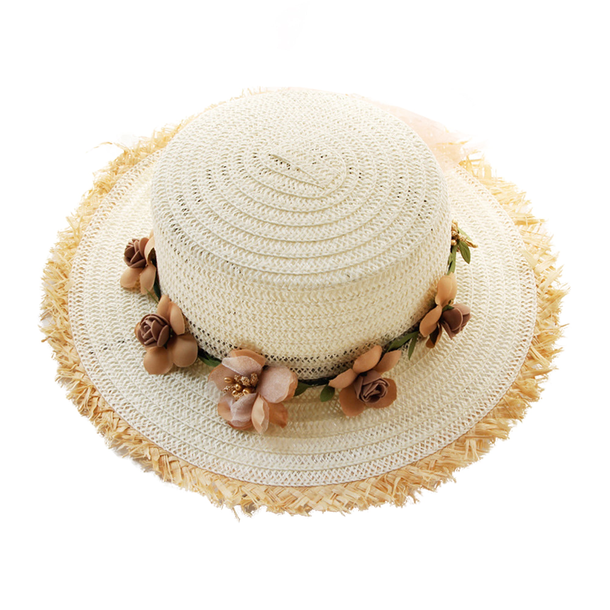 Straw Sun Protection Hat Floppy Holiday Beach Outdoor Travel Cap ...