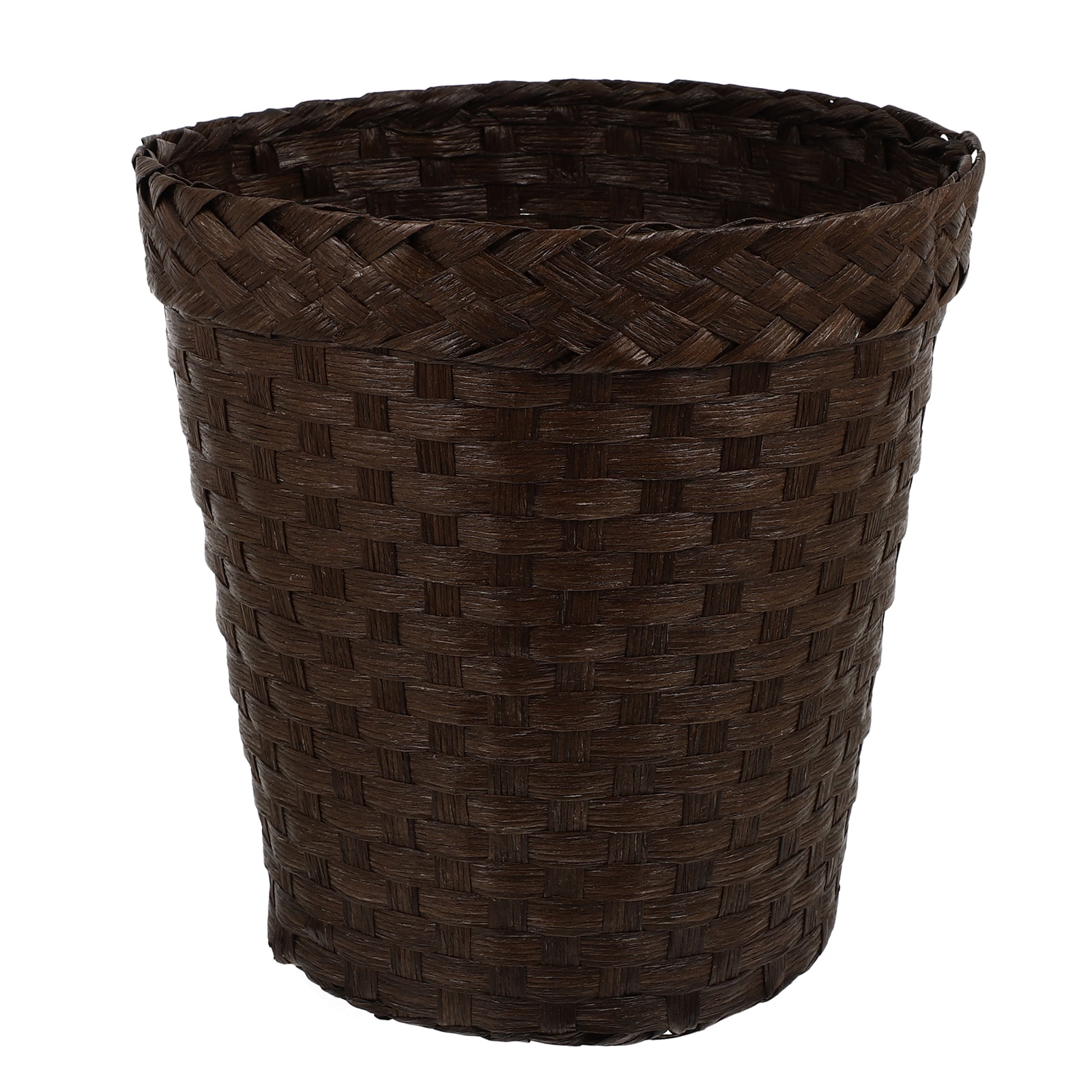 Straw Trash Can Rattan Seagrass Belly Basket Storage Baskets Woven Baby ...
