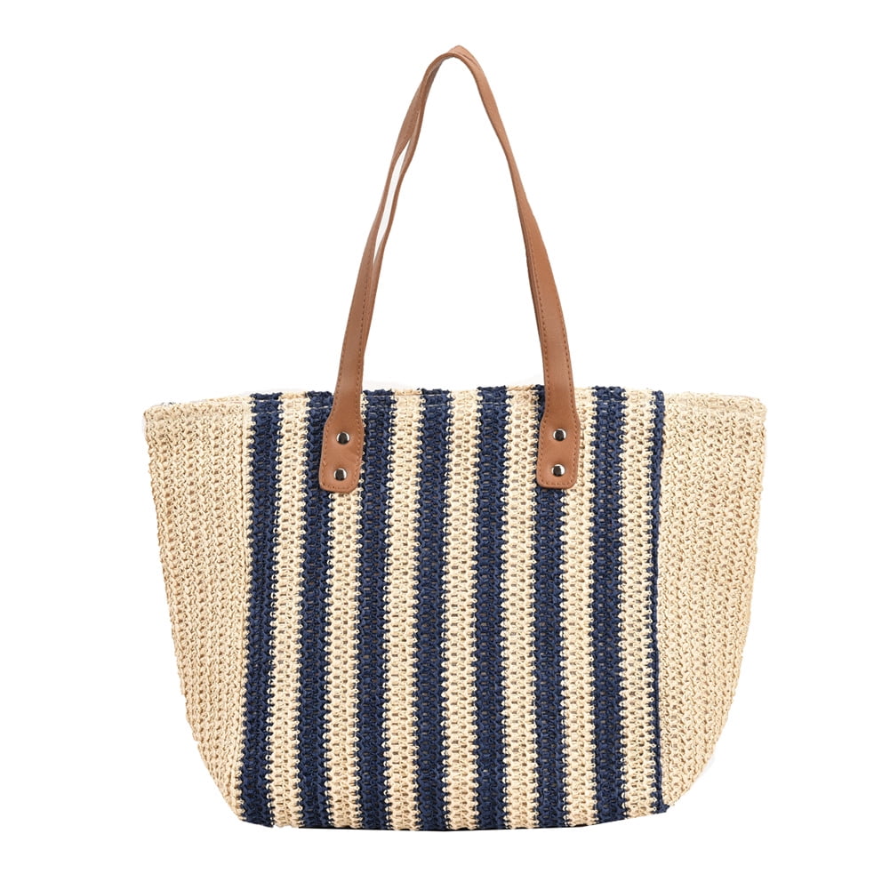 Straw Woven Underarm Shoulder Bag Women Summer Beach Female Shopper ...