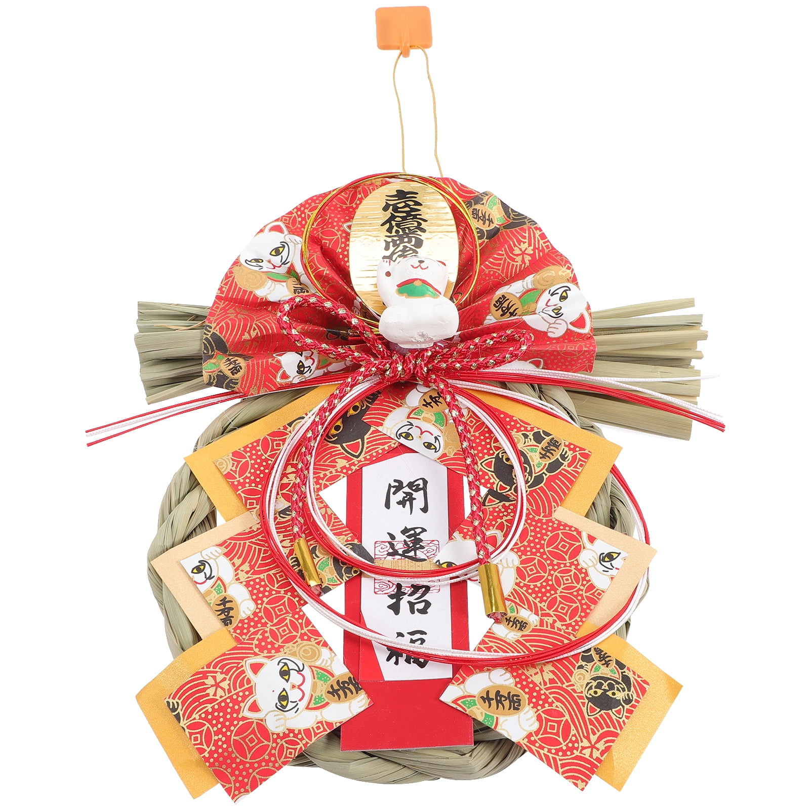 Straw Woven Wreath Straw Woven Pendant Japanese Restaurant Decor ...