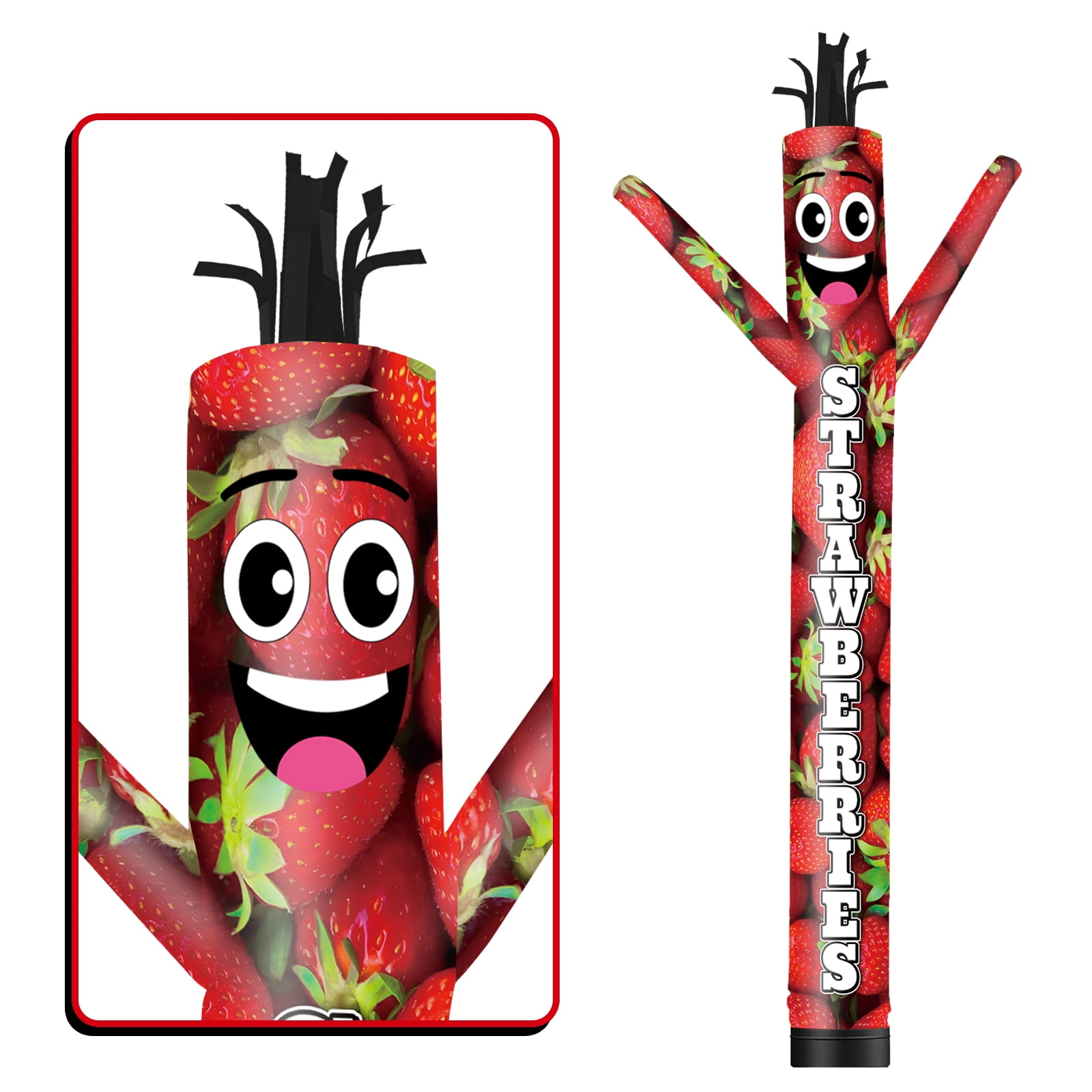 Strawberries Inflatable Tube Man Wacky Wavy Dancing Guy for Outdoor ...