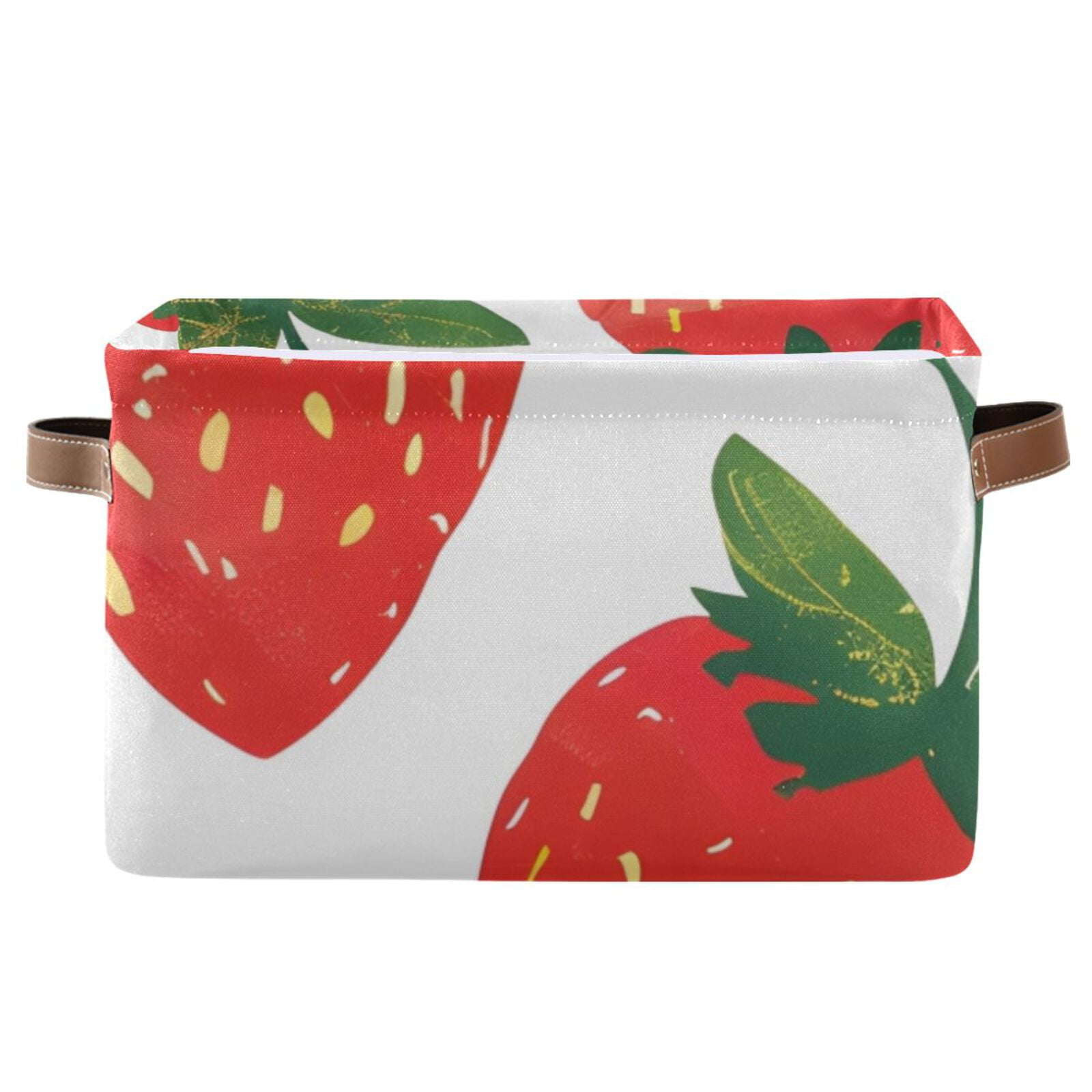 Strawberries Storage Bins Baskets With Handles Storage Box Clothes ...