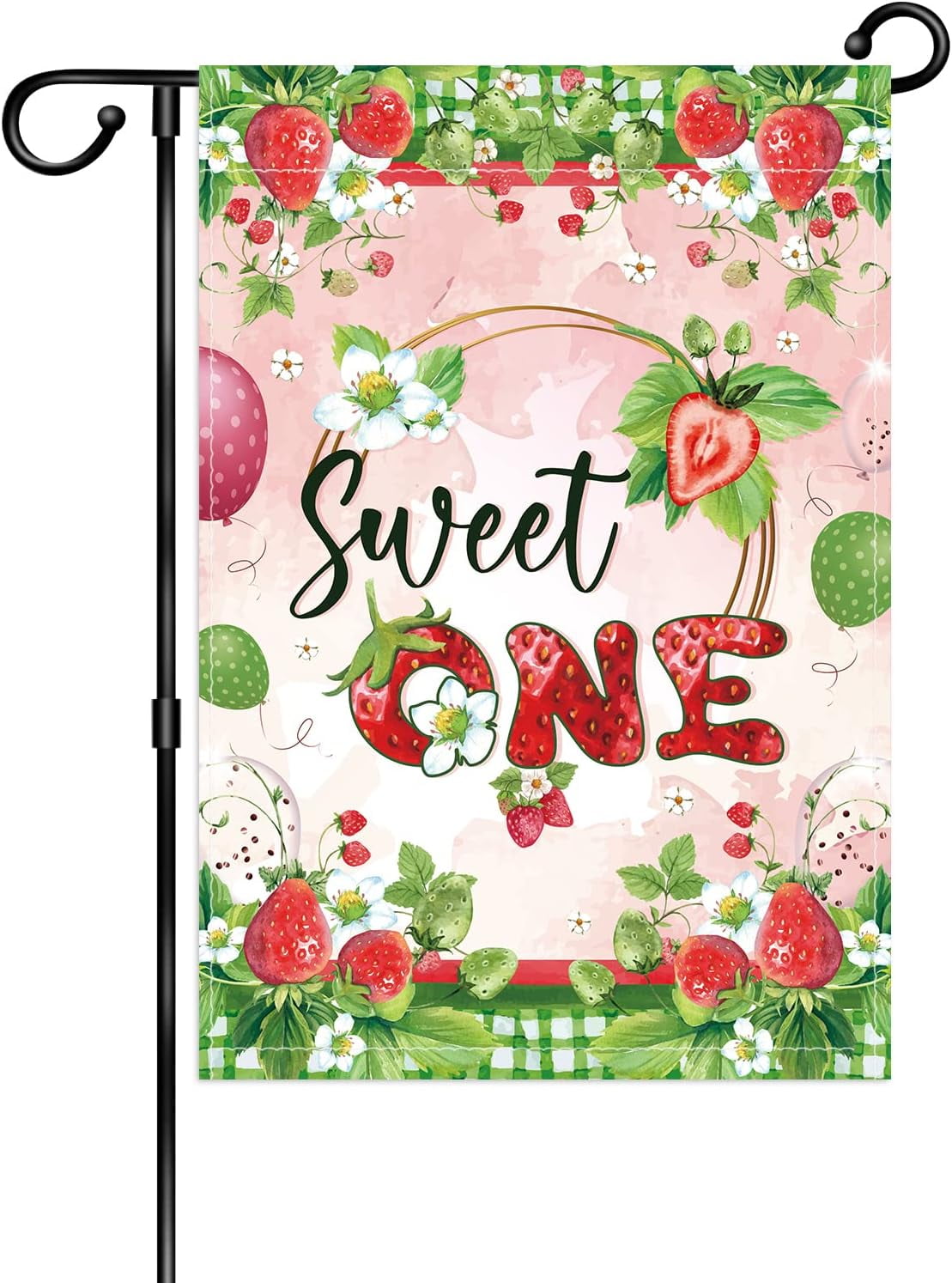Strawberries Sweet One House Flag - Fruit Sweet Summer Yard Flag ...