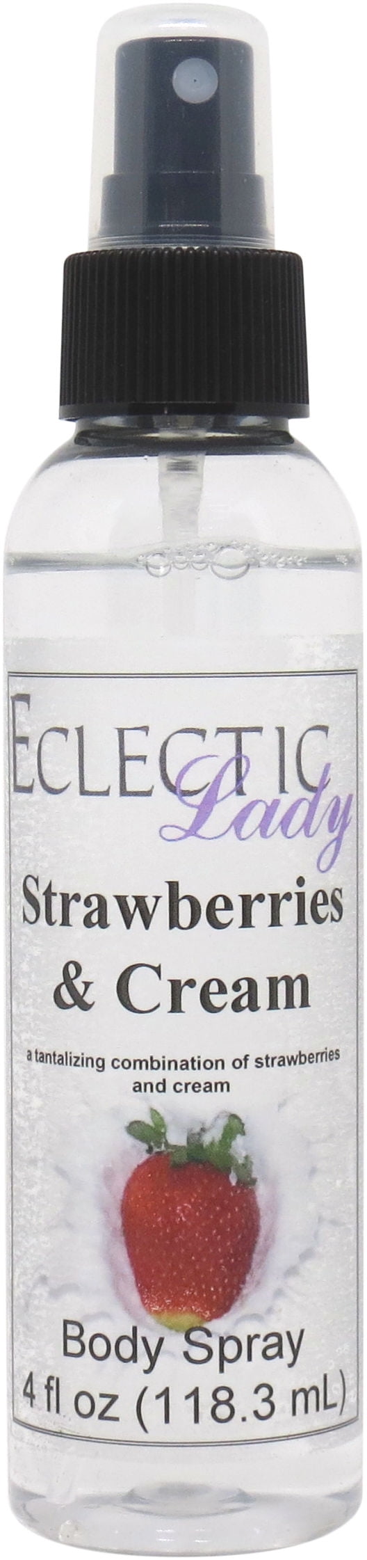 Strawberries and Cream Body Spray, Eclectic Lady, Hydrating Mist ...
