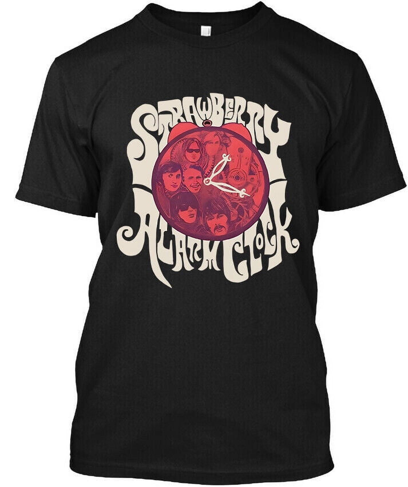 Strawberry Alarm Clock American Psychedelic Music Members Logo T-Shirt ...