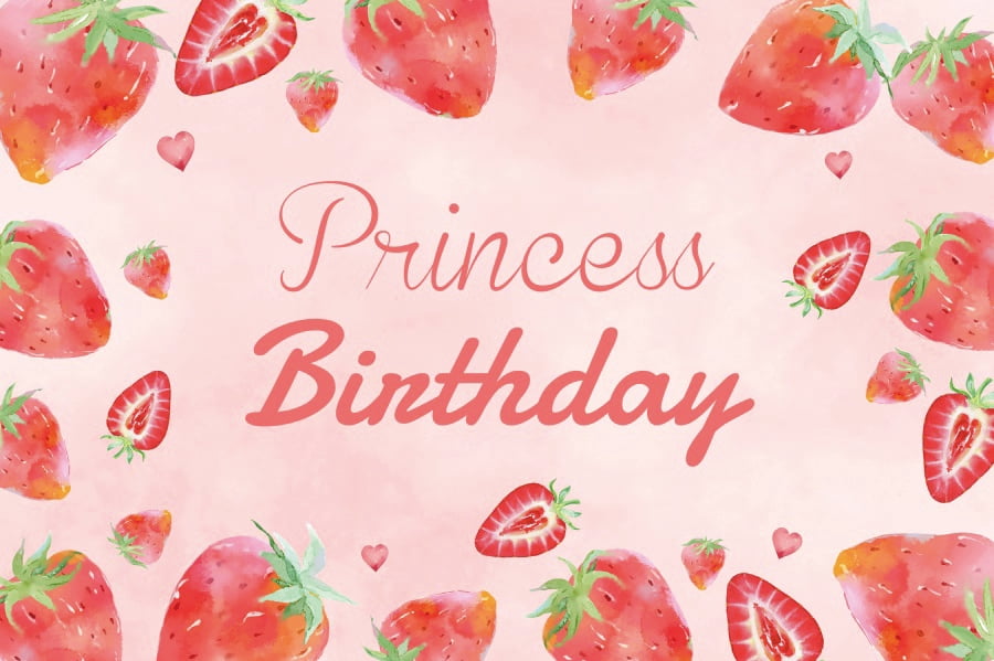 Strawberry Baby Shower Backdrop A Berry Sweet Baby is On The Way Girl ...
