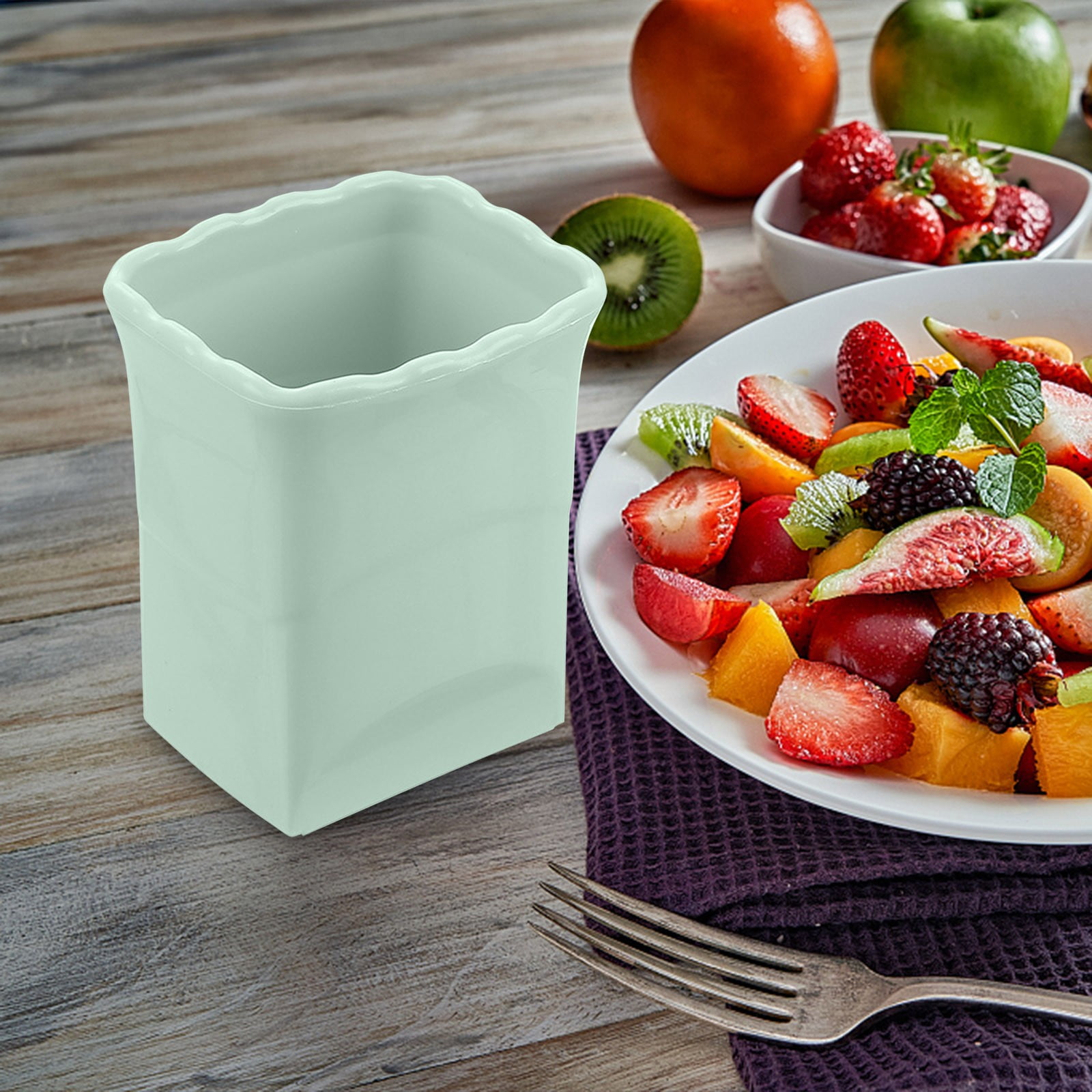 Strawberry Banana Kiwi Fruit Cutter | Stainless Steel Press Slicer ...