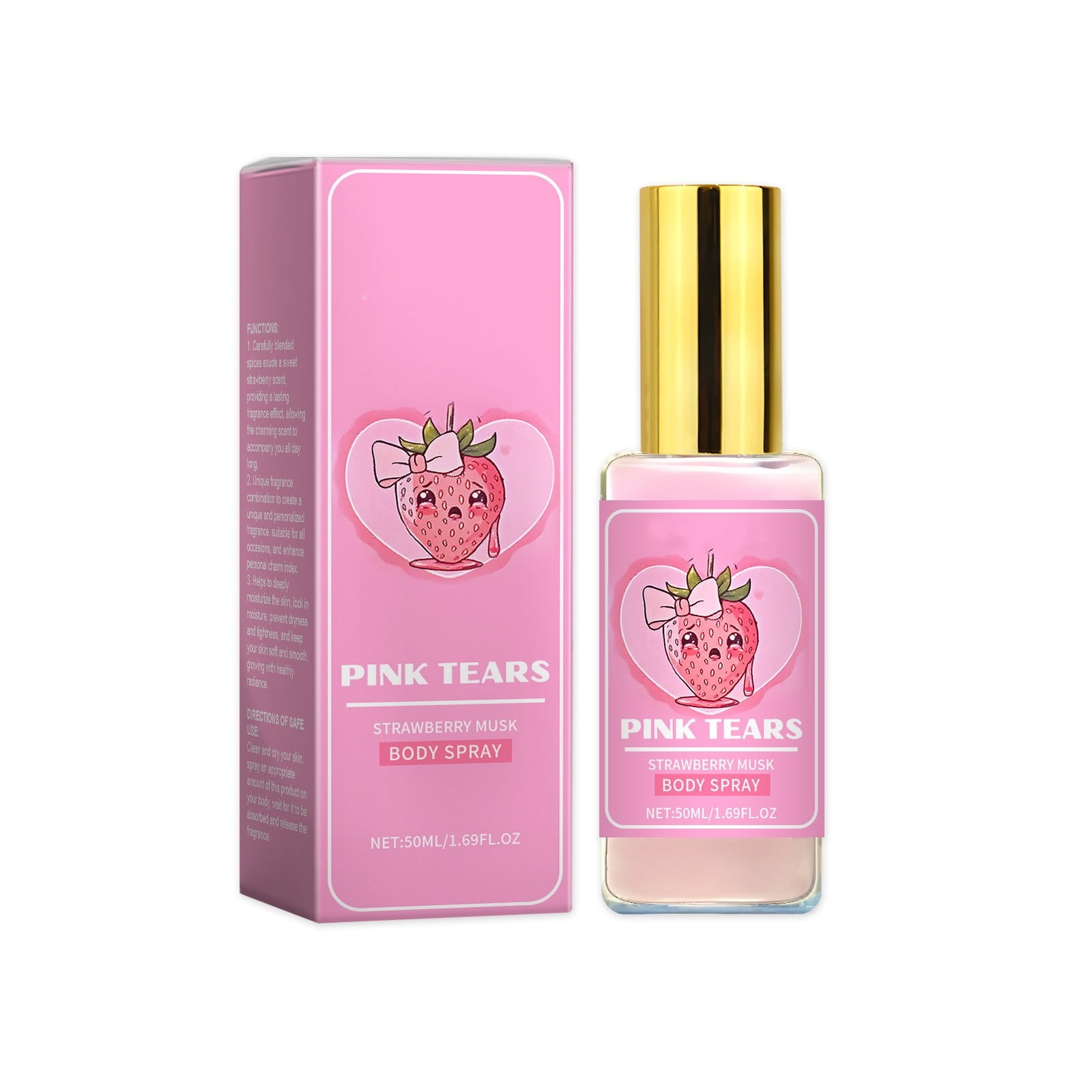 Strawberry Body Mist Refreshing Moisturizing And Nourishing Fragrance ...