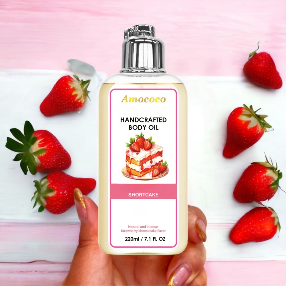 [Strawberry Cake] Body And Face Oil, Moisturizing Fragrance Body Lotion ...