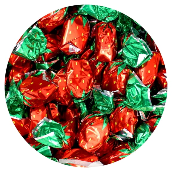 SweetGourmet Strawberry Filled Hard Candy Bon Bons 3 Pounds Bulk ...