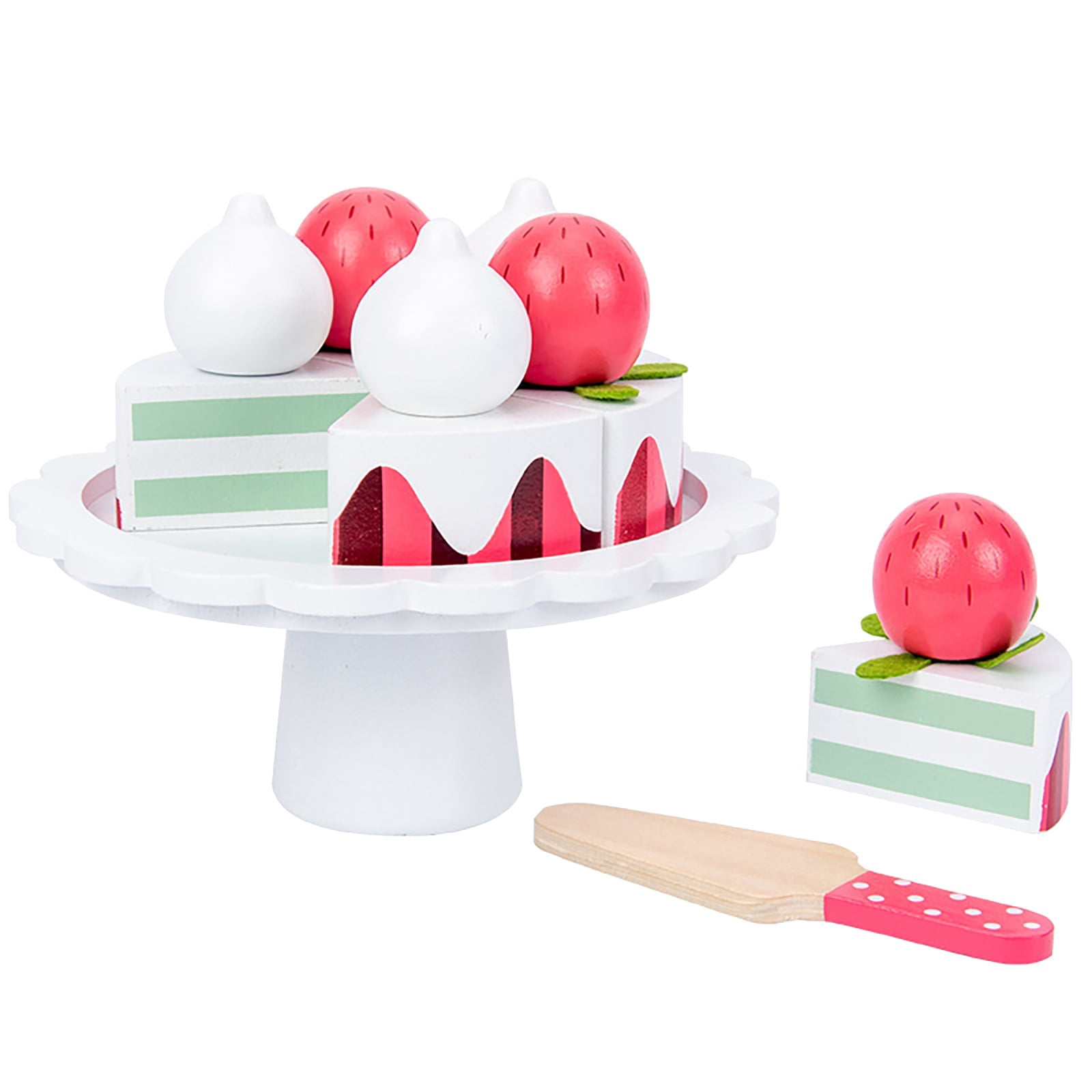 Strawberry Cream Cake Family Simulation Wooden Educational Toys ...