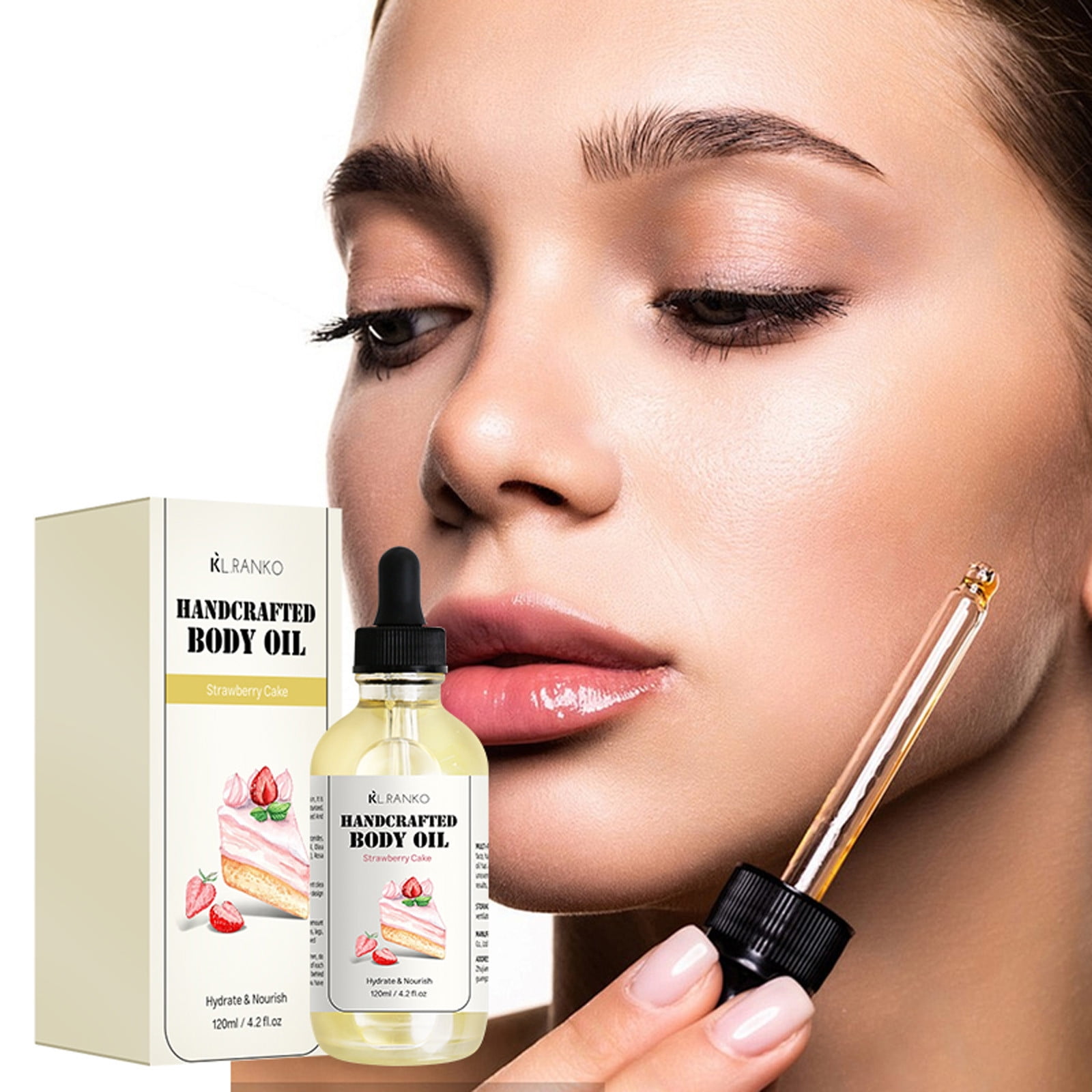 Strawberry Crisp Handcrafted Body Oil 120ml | Deep Nourishing Plant ...