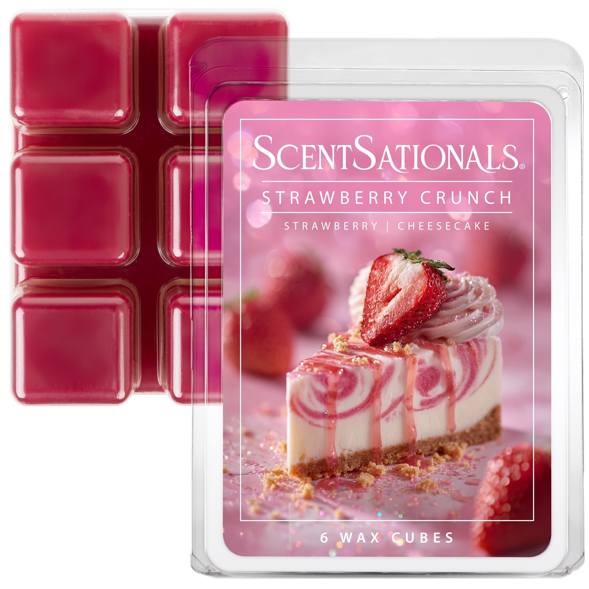 ScentSationals Strawberry Crunch Scented Wax Melts 2.5 oz 5-Pack ...
