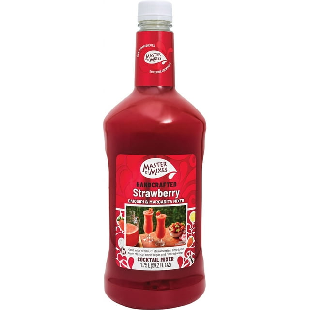 Master of Mixes Cocktail Strawberry Daiquiri/Margarita Mixer, 1.75 L ...