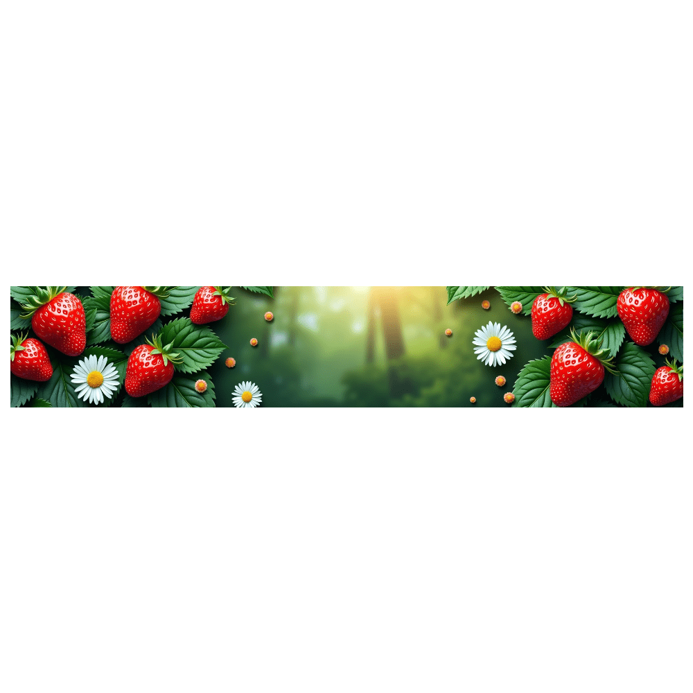 Strawberry Daisy Themed Banner Background Decor Party Supplies for ...