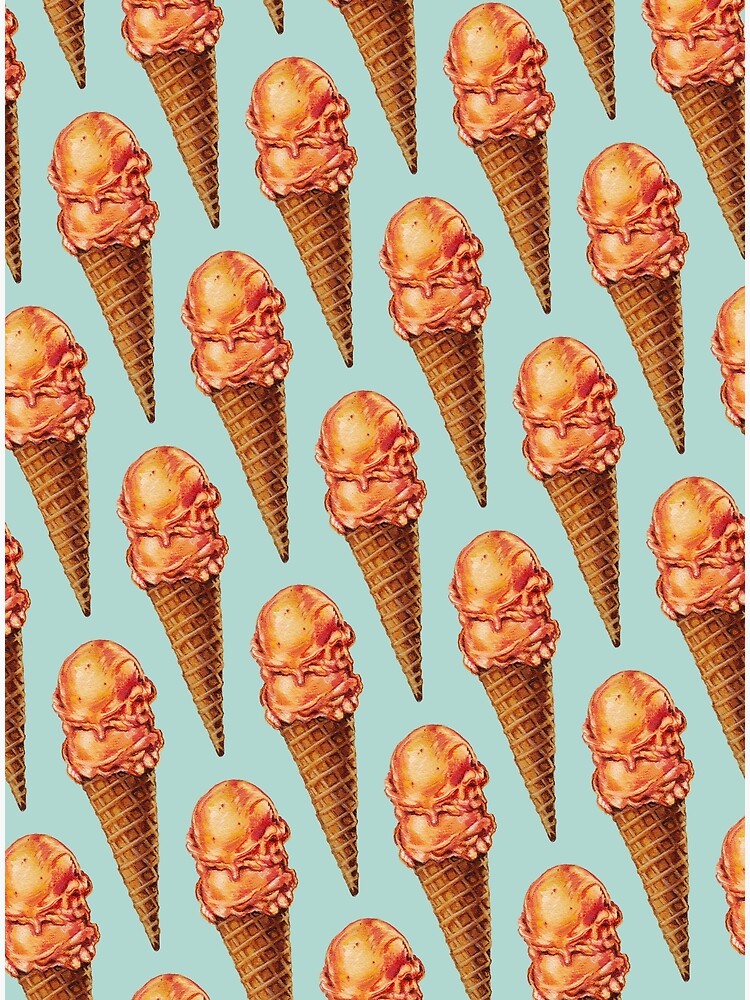 Strawberry Double Scoop Pattern Fashion Art Decor Frame - Walmart.com