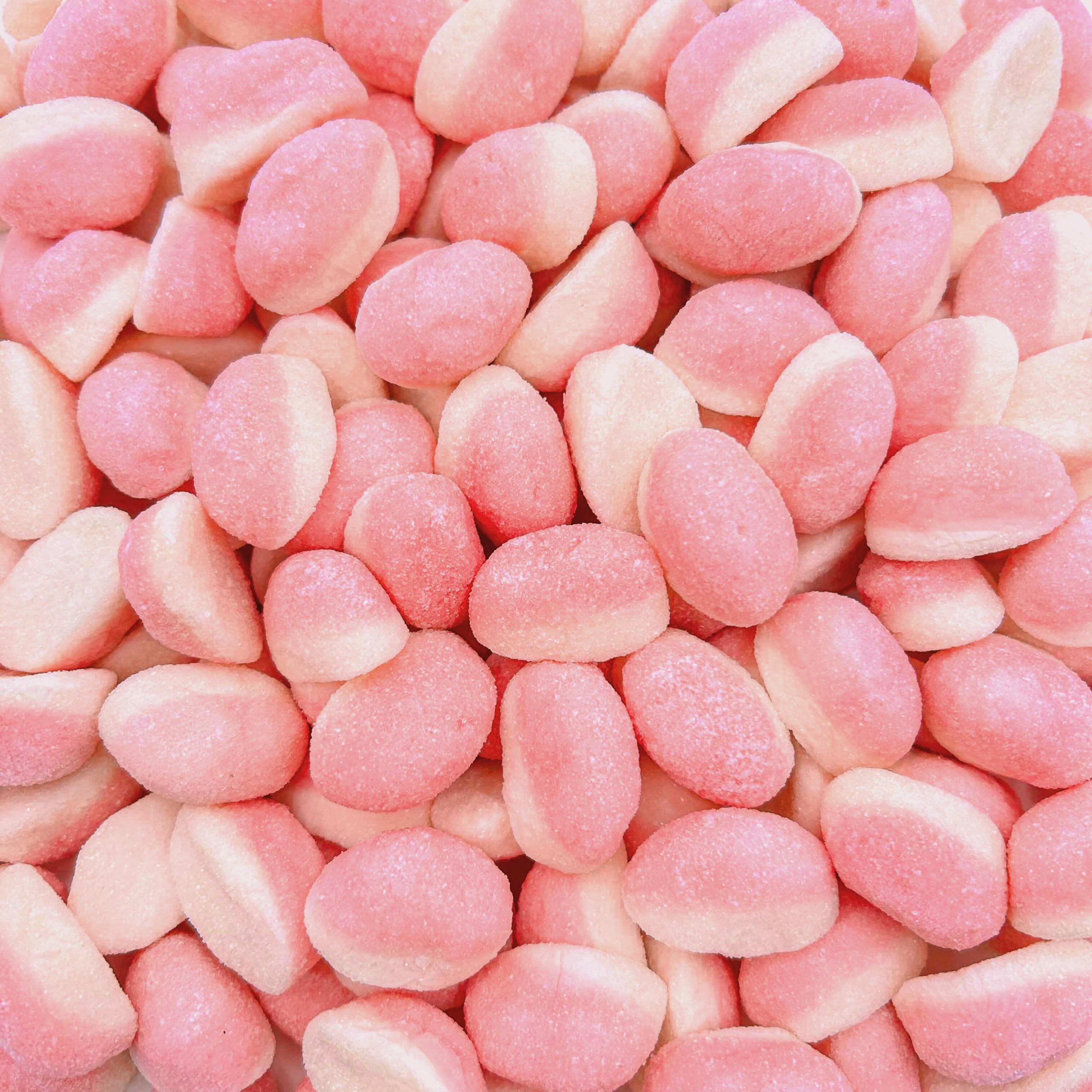 Strawberry Drops Puffy Gummies BCF26 | 1 Pound Bag | Soft Strawberry ...