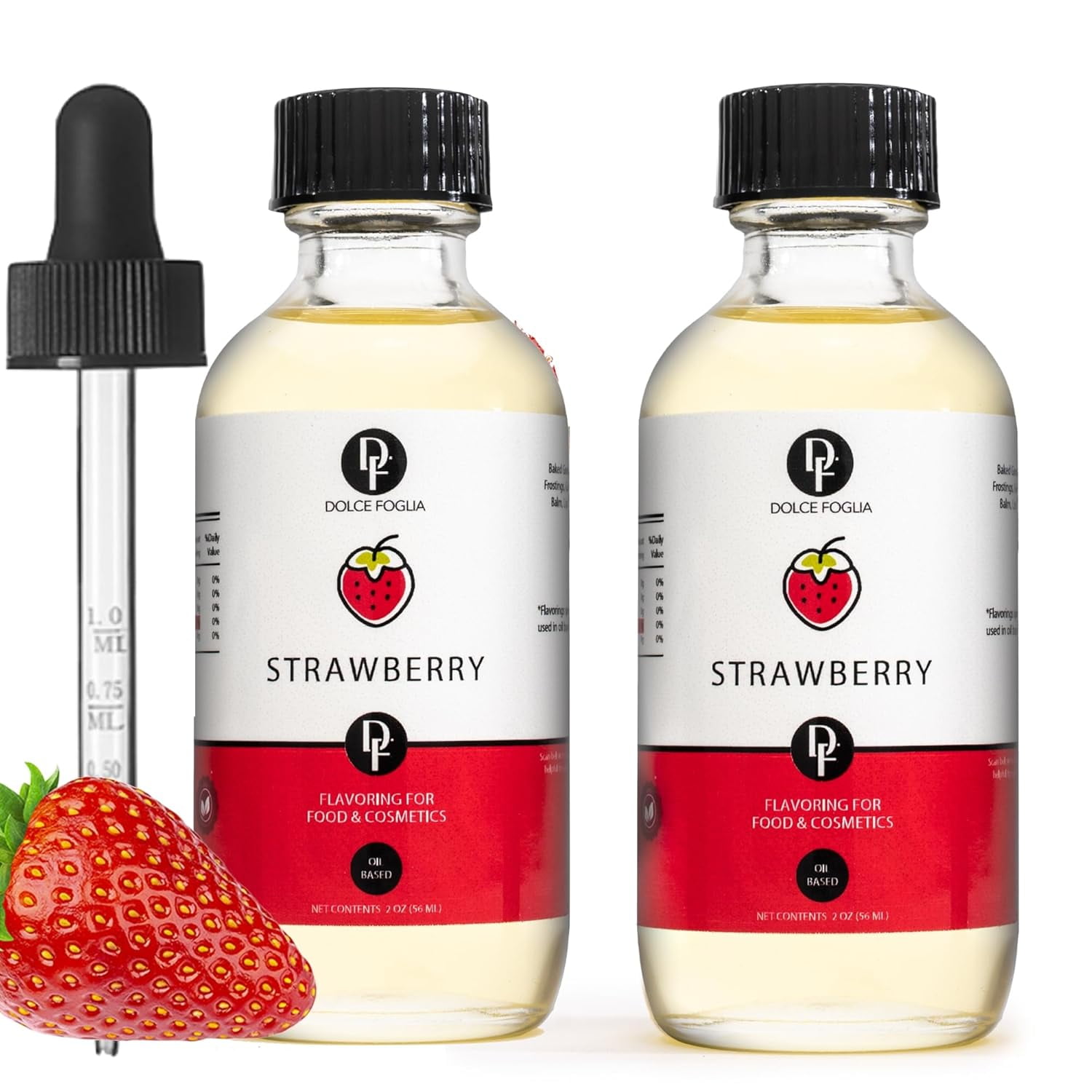 Strawberry Extract - 2 Ounce Oil-Soluble Multipurpose Flavoring Ideal ...