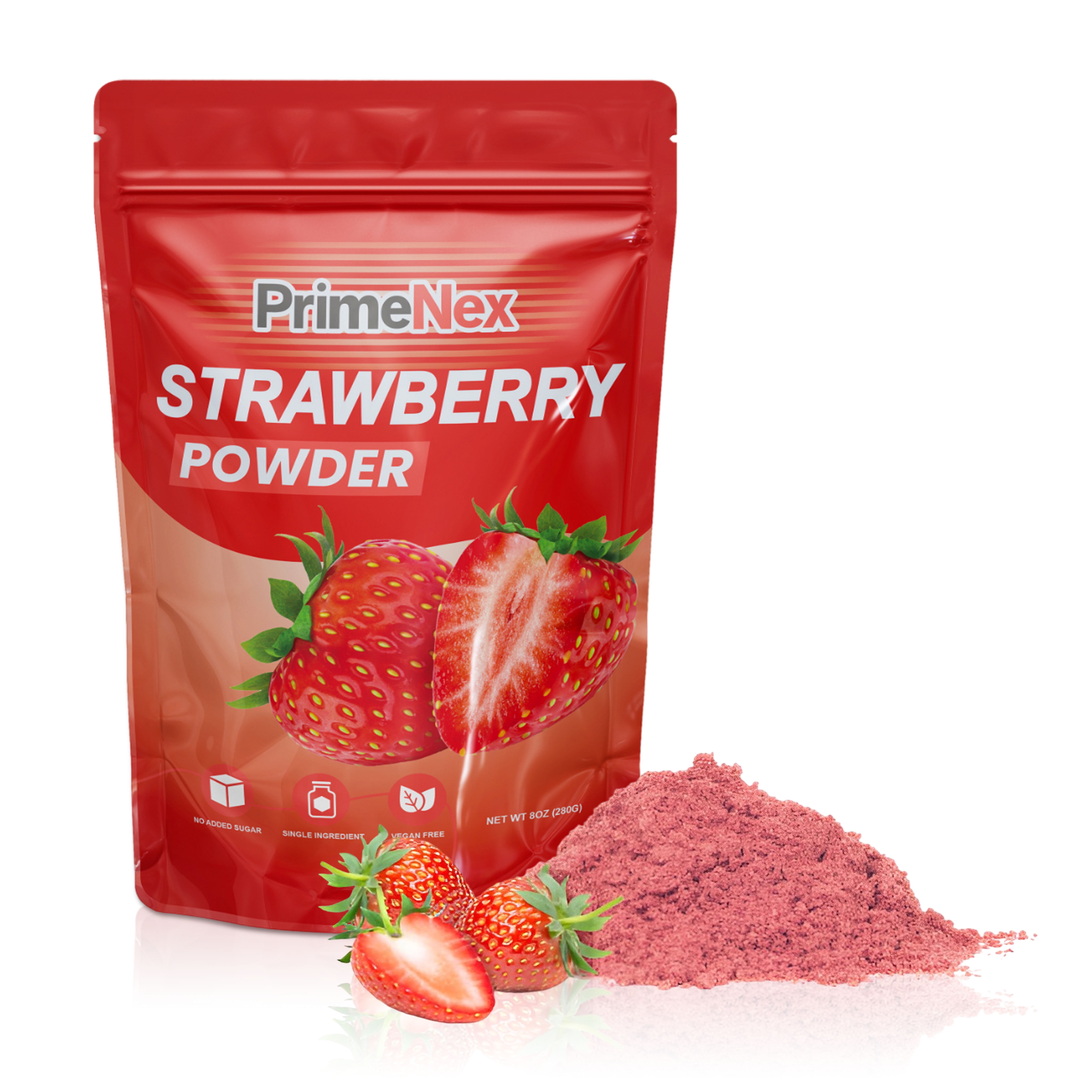 Strawberry Extract Powder | 100% Natural Fruit Powder, 8oz | Freeze ...