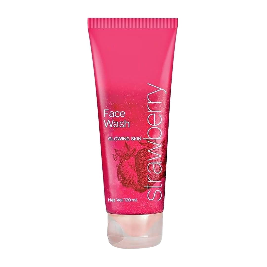 Strawberry Face Wash Removes Pimples Dark Spots Dirt Refresh Shining ...