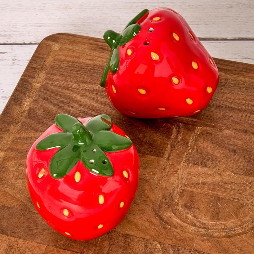 Strawberry Fields Decorative Salt and Pepper Shakers - Walmart.com