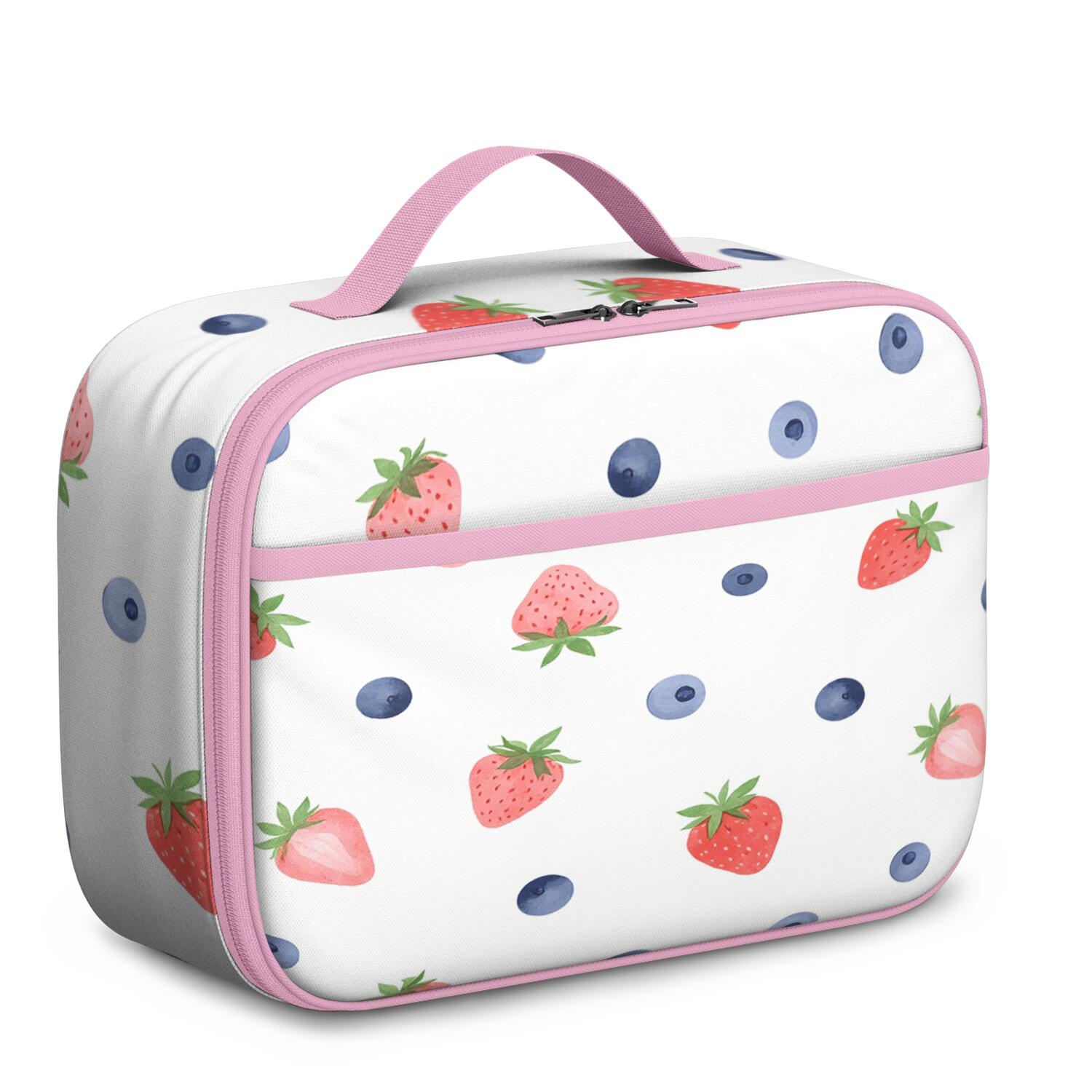 Strawberry Fruit Lunch Box Men Women Insulated Lunch Cooler Bag ...