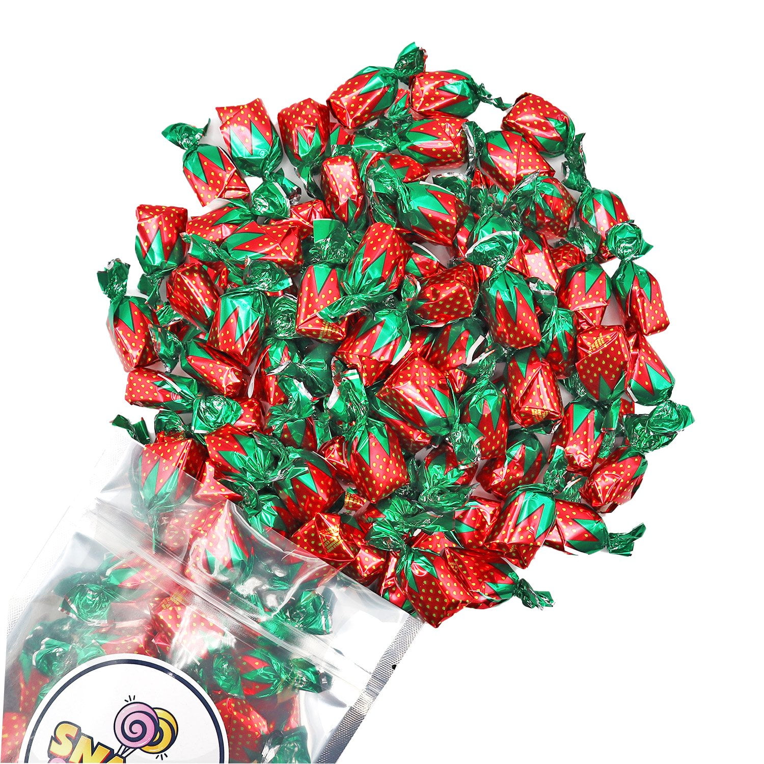 Strawberry Hard Candy - Bulk Individually Wrapped Candy, Nostalgic ...