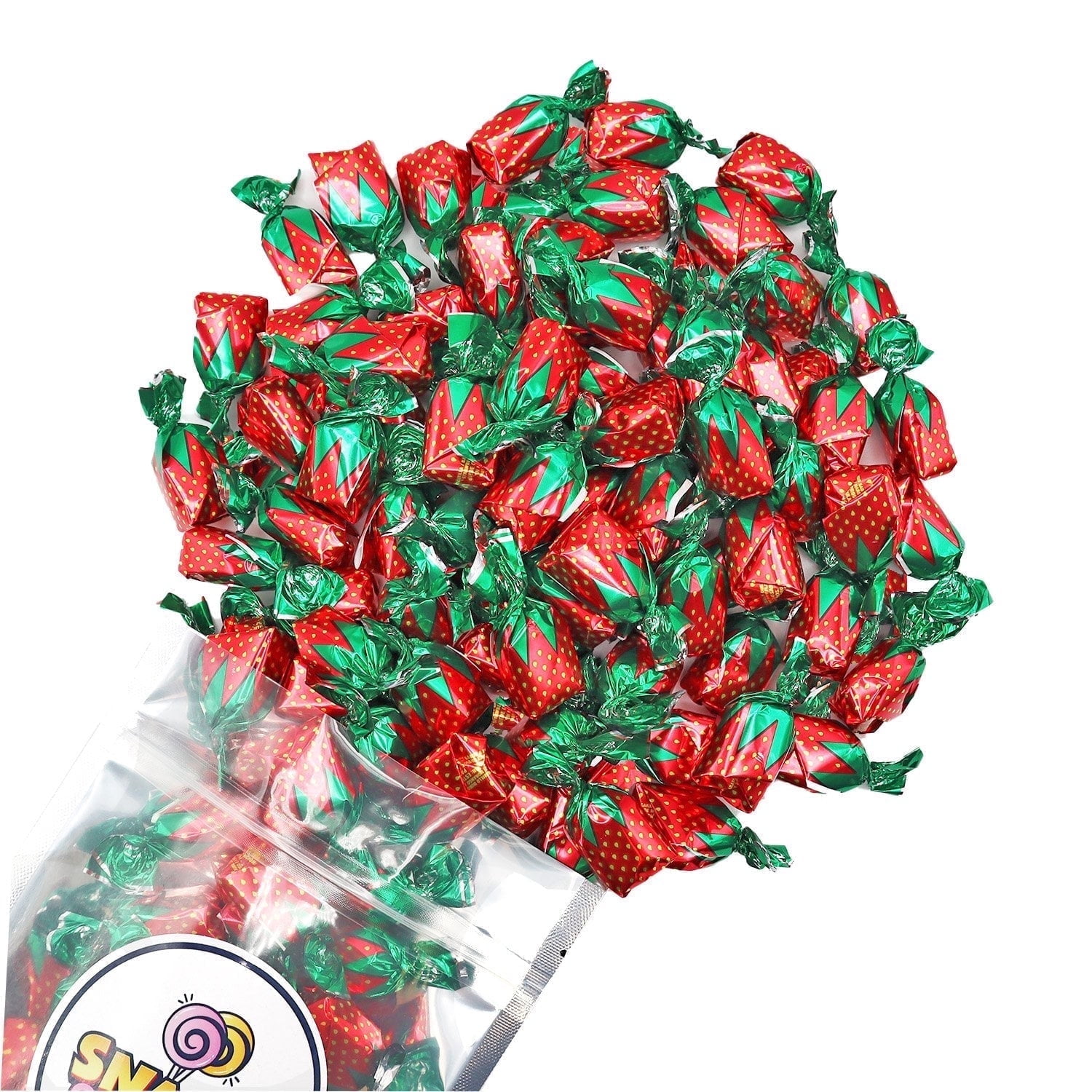 Snack Crackle Shop Strawberry Hard Candy, Nostalgic, Individually ...
