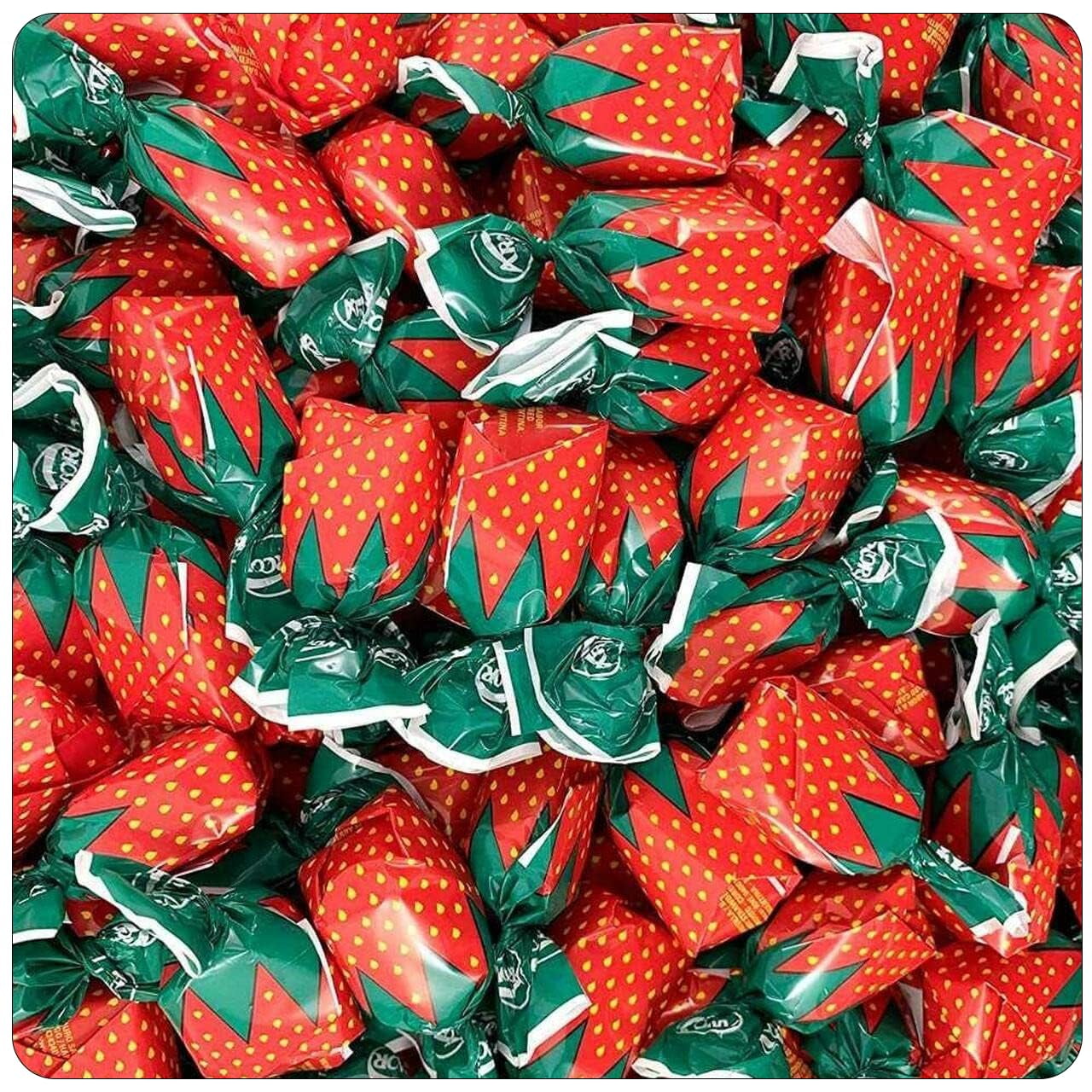 Strawberry Hard Candy Individually KEF28 Wrapped by Cambie, 4 lbs of ...