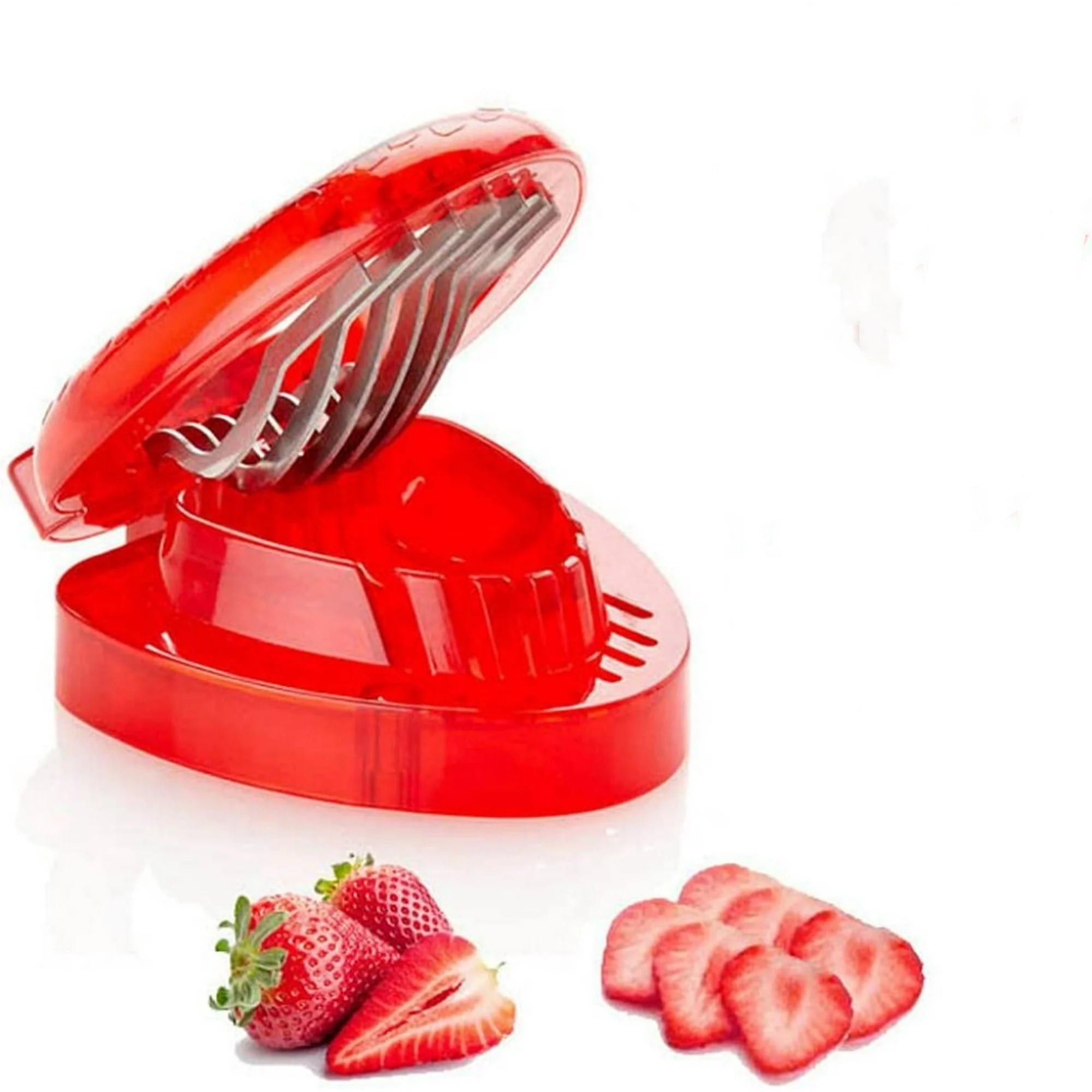 Strawberry Huller Stem Remover and Strawberry Slicer Set, Potatoes ...
