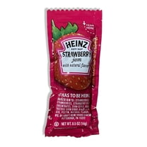 Smucker's Bulk Strawberry Jam Single Serve Packs, 0.5 oz, 200 Count ...