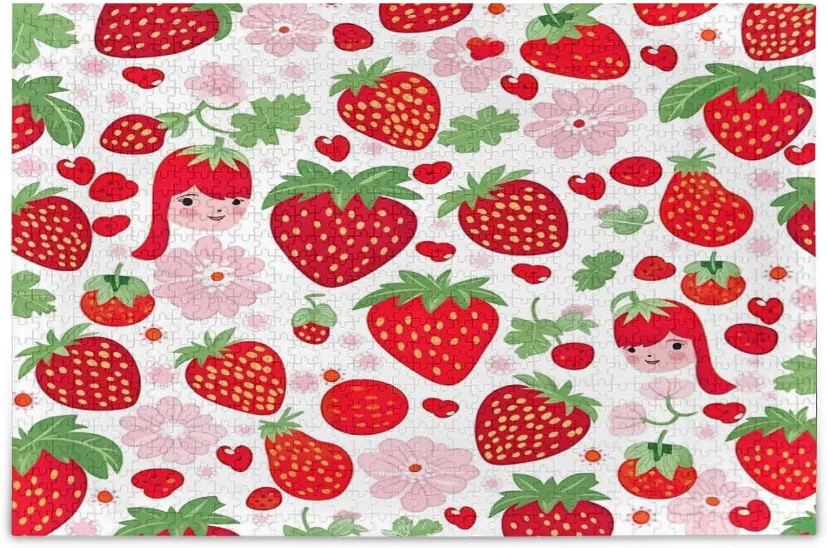 Strawberry Jigsaw Puzzles for Adults 500 Piece, Puzzles 500 Pieces for ...