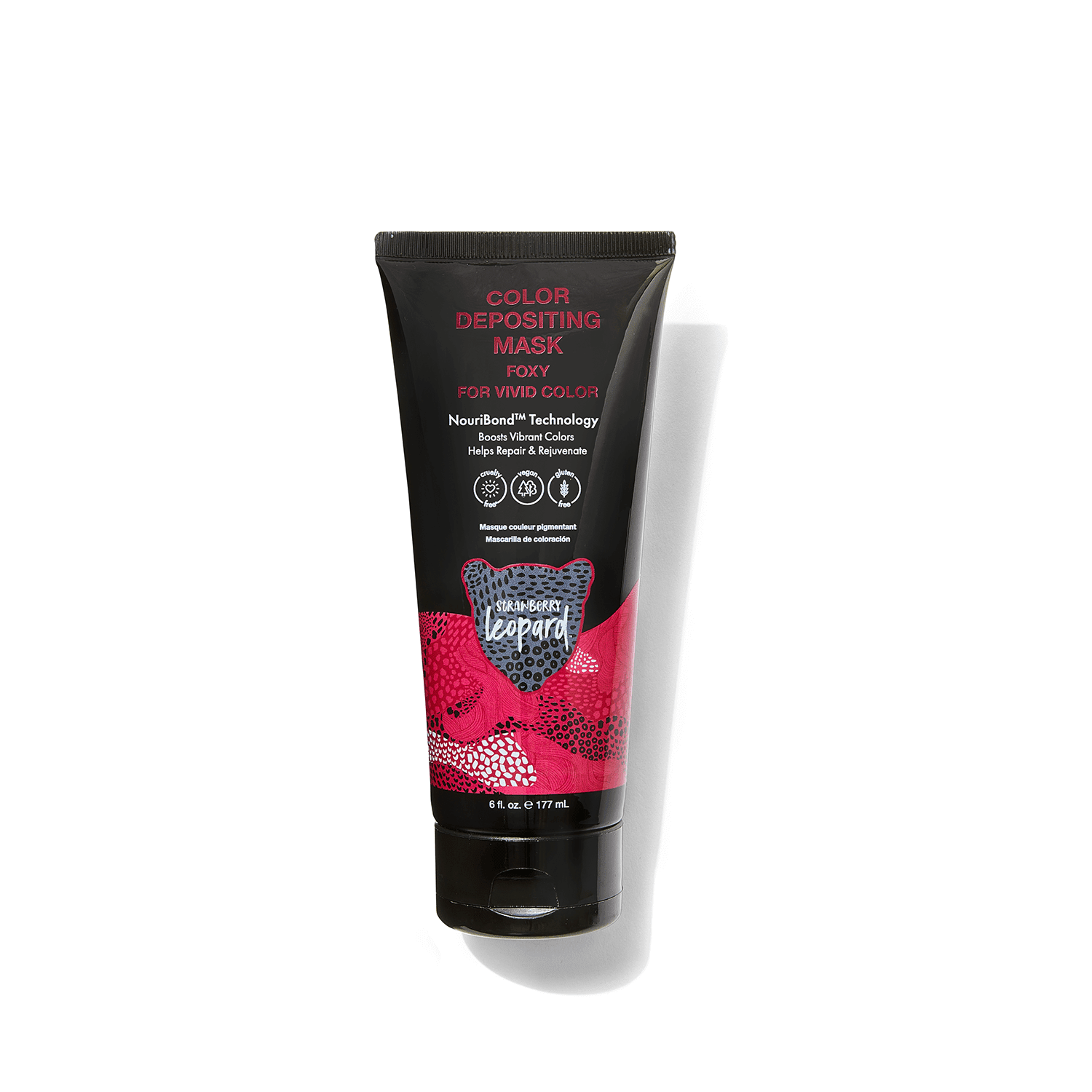 Strawberry Leopard Foxy Color Depositing Mask 6 Fl Oz, Boosts Vibrant ...