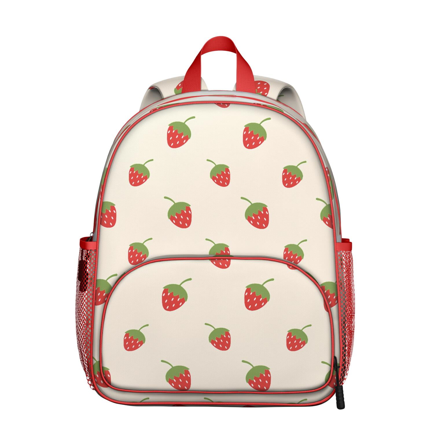 Sweet Strawberry Backpack, Small Red Berry Themed School Bag with ...