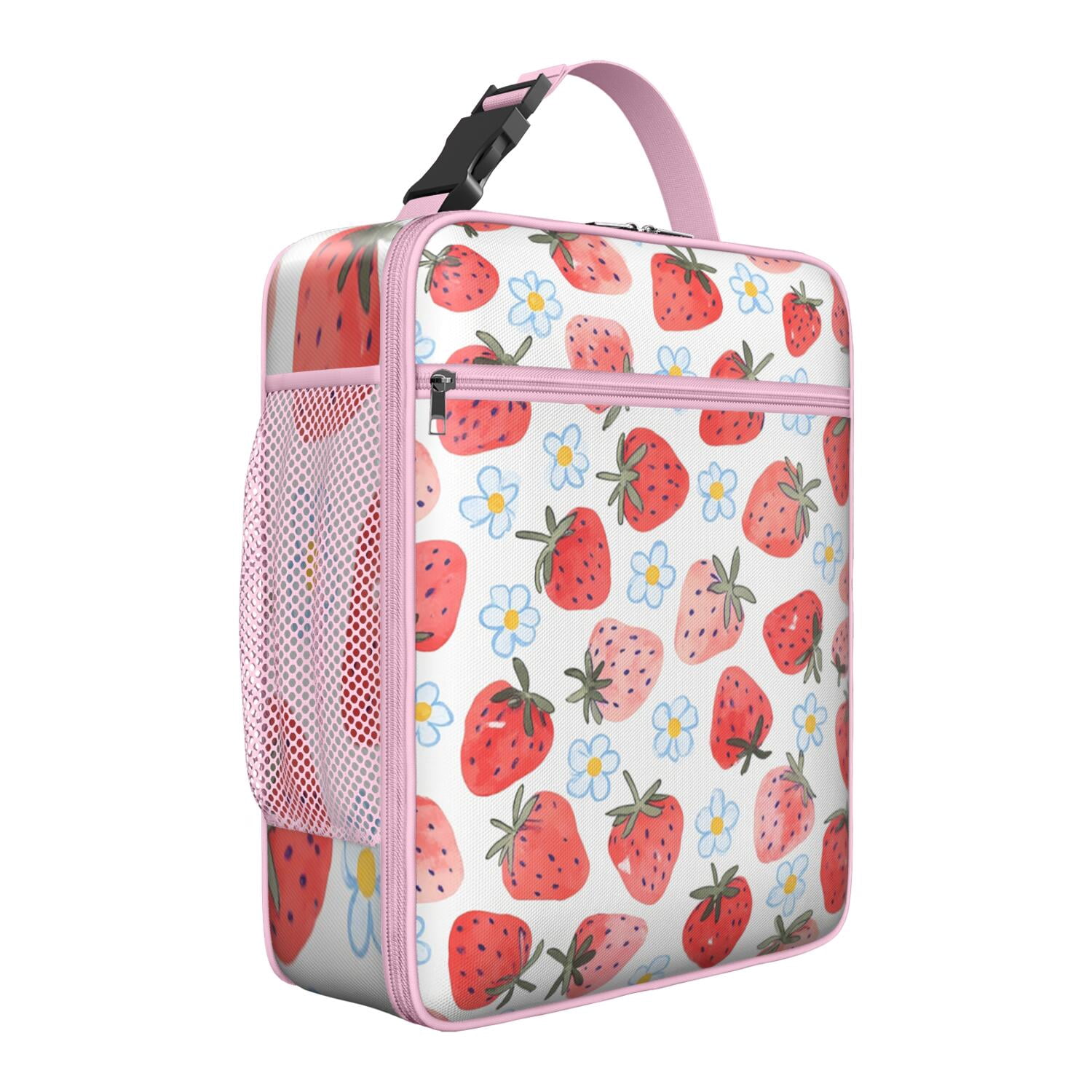Strawberry Lunch Box Insulated Lunch Bag Box Women Men Reusable Cute ...