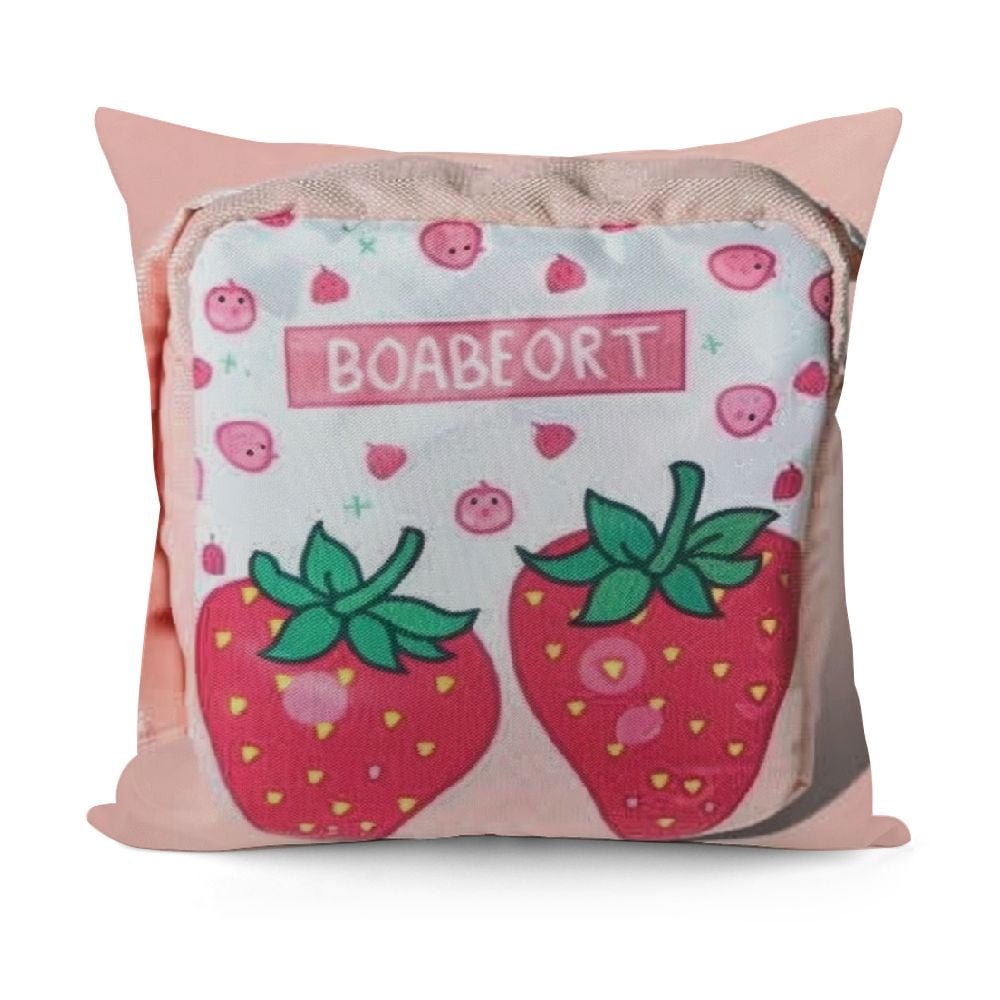 Strawberry Milk Plush Pillow, Stuffed Food Plushies, Cute Milk Toy for ...