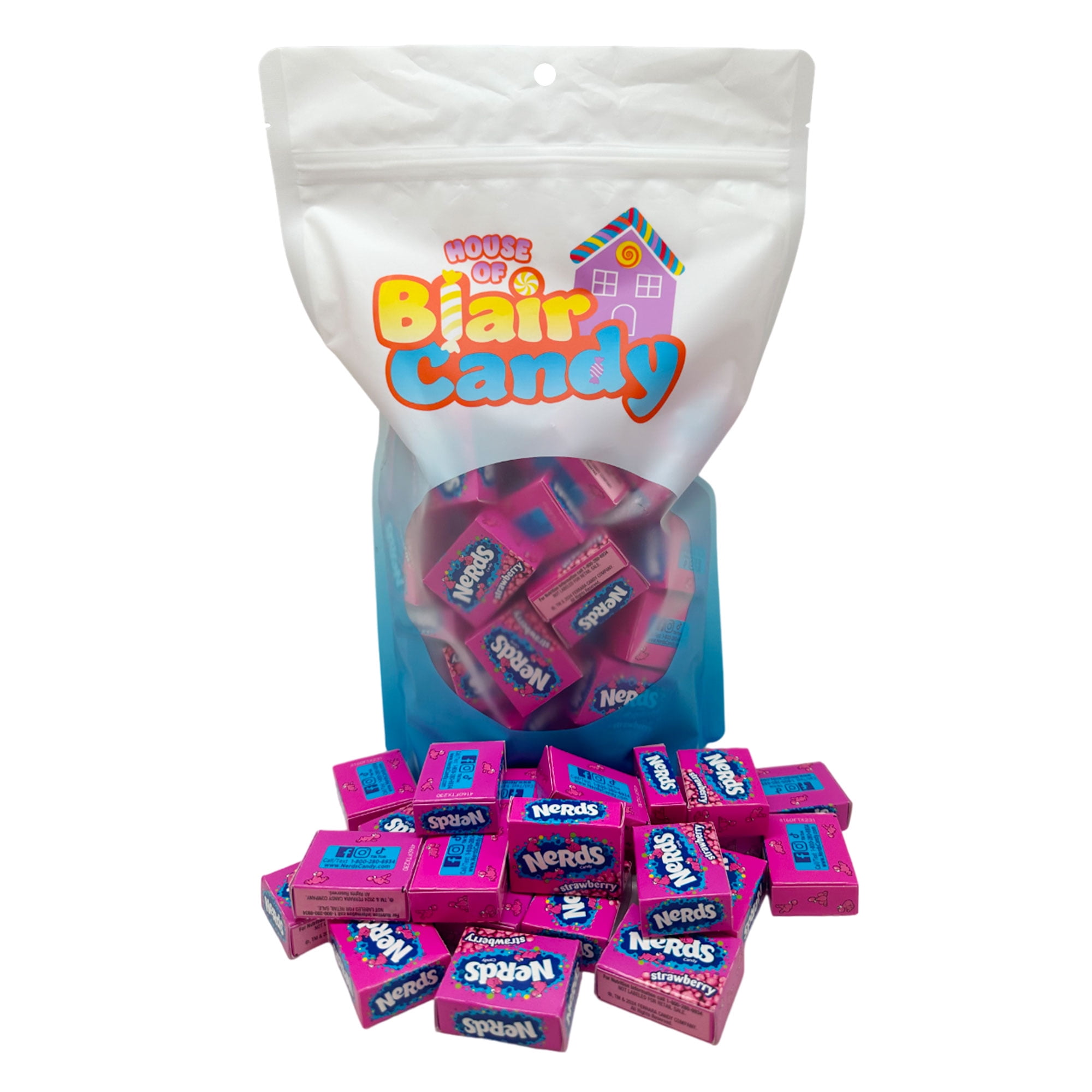 Strawberry Nerds Miniature Boxes – 2 Pound Bag - Walmart.com